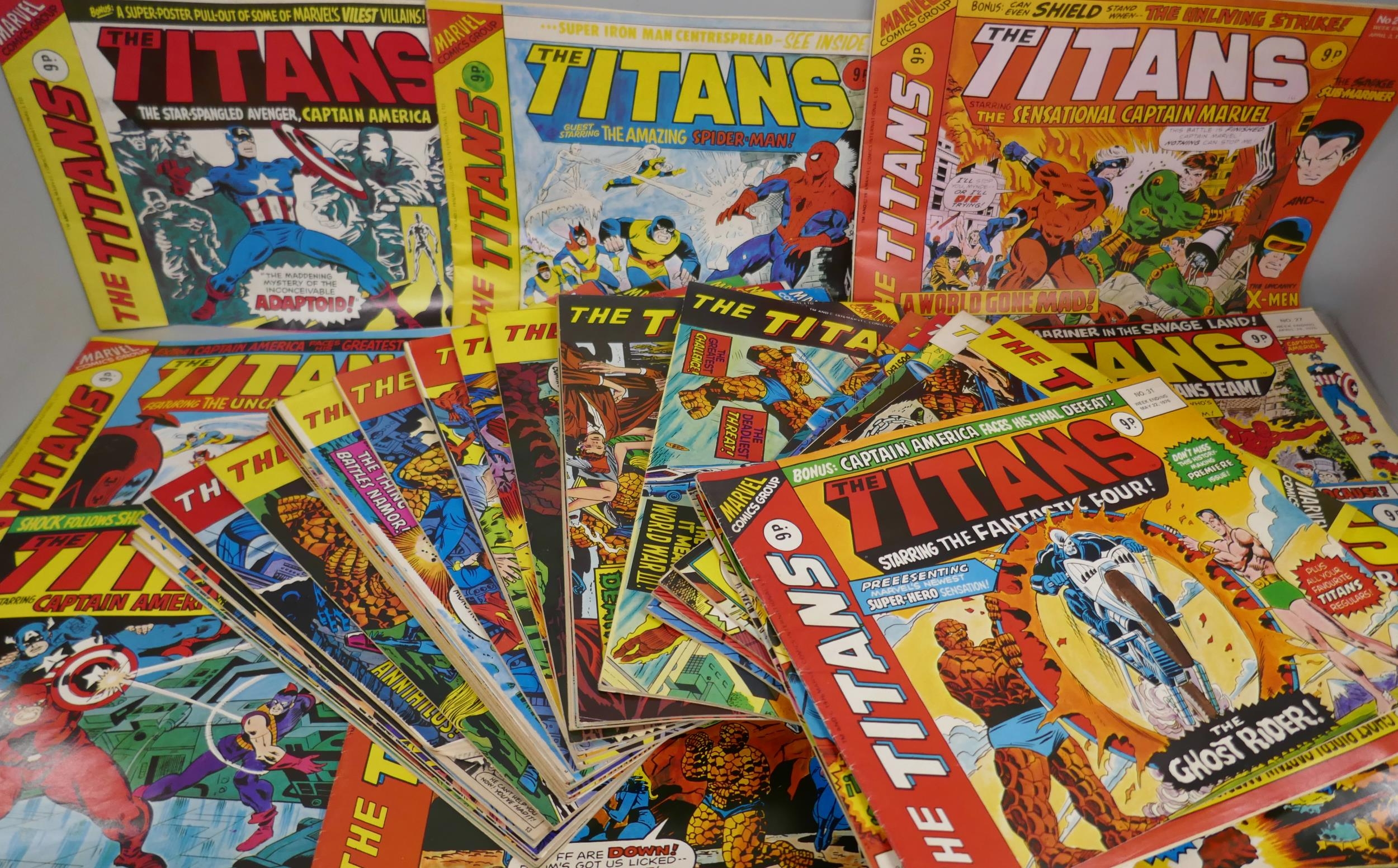 Marvel Comics Group; The Titans, No.22 to No.58, March 1976 to November ...
