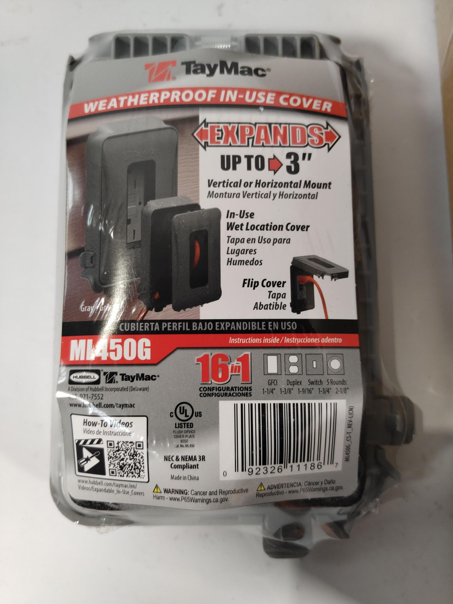 Ten as new Taymac weatherproof expendable 16-in-1 electrical grey ...