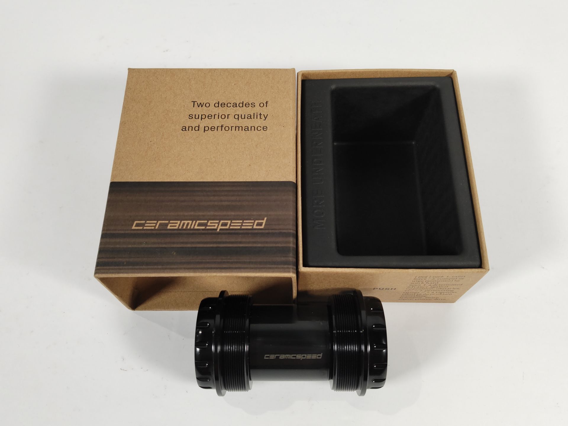 An as new Ceramic Speed Bottom Bracket T47/68 Outboard Shimano, Black ...