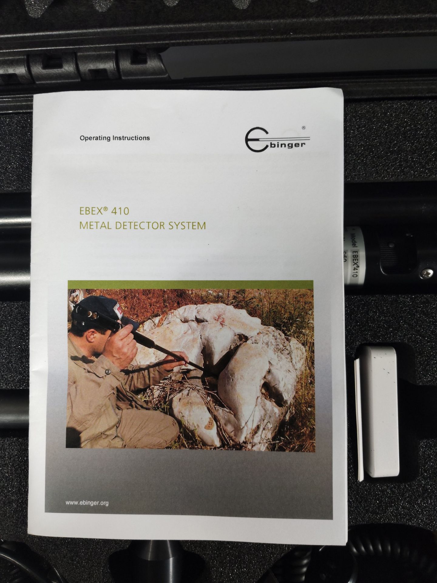 An as new Ebringer EBEX 410 specialist metal detector system with ...
