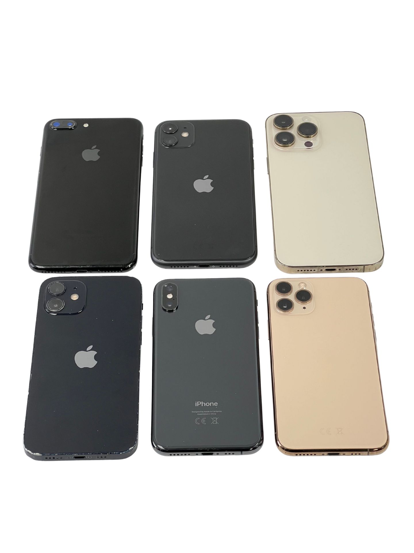 Assorted pre-owned Apple iPhones (iCloud unlocked - sold as seen).
