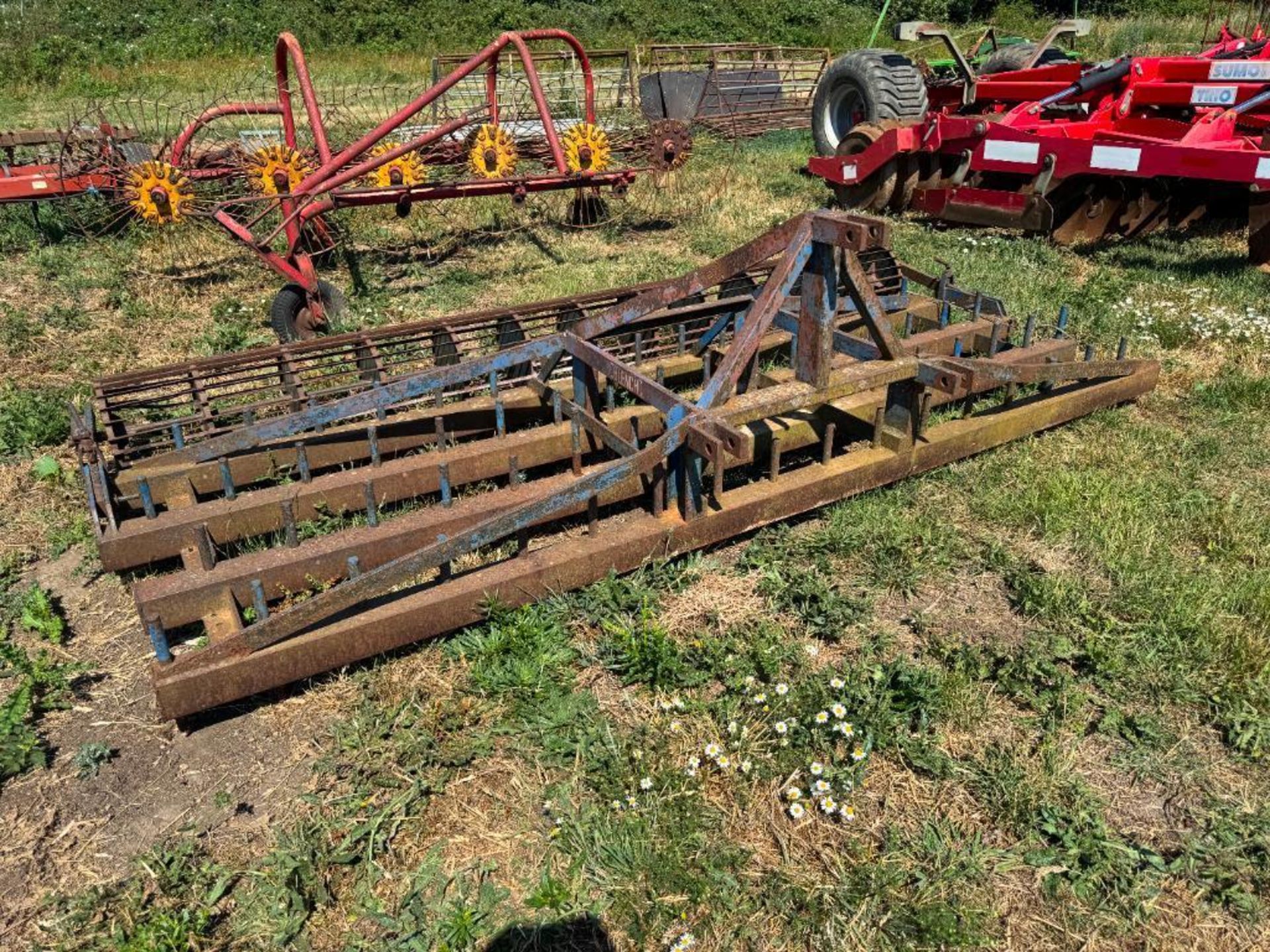 Blench 12ft dutch harrow with rear crumbler