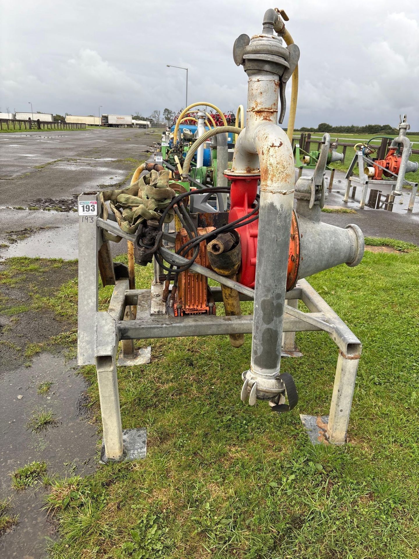Doda PTO driven slurry pump with 6" inlet and 4" outlet, hydraulic ...