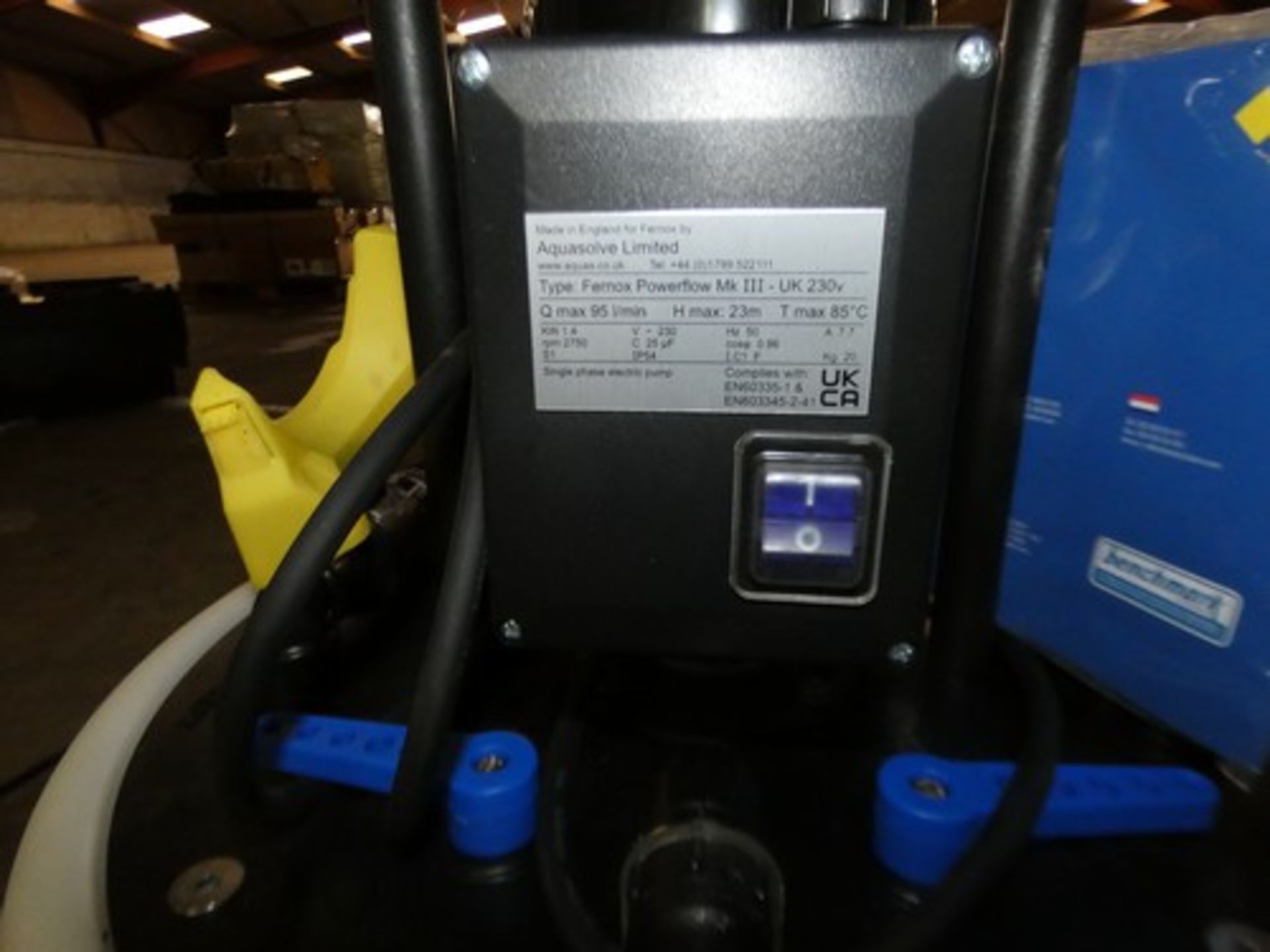 1 x Alpha Fernox power flow MKIII flushing pump, code: 56779, EAN ...