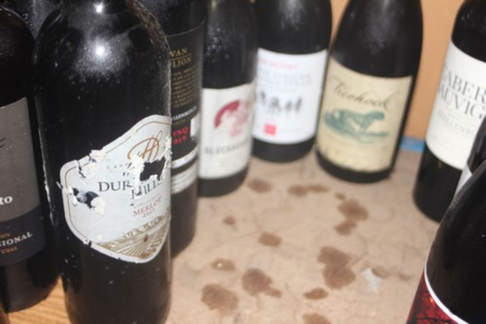 9 x assorted bottles of South African wine including 1 x 750ml bottle ...