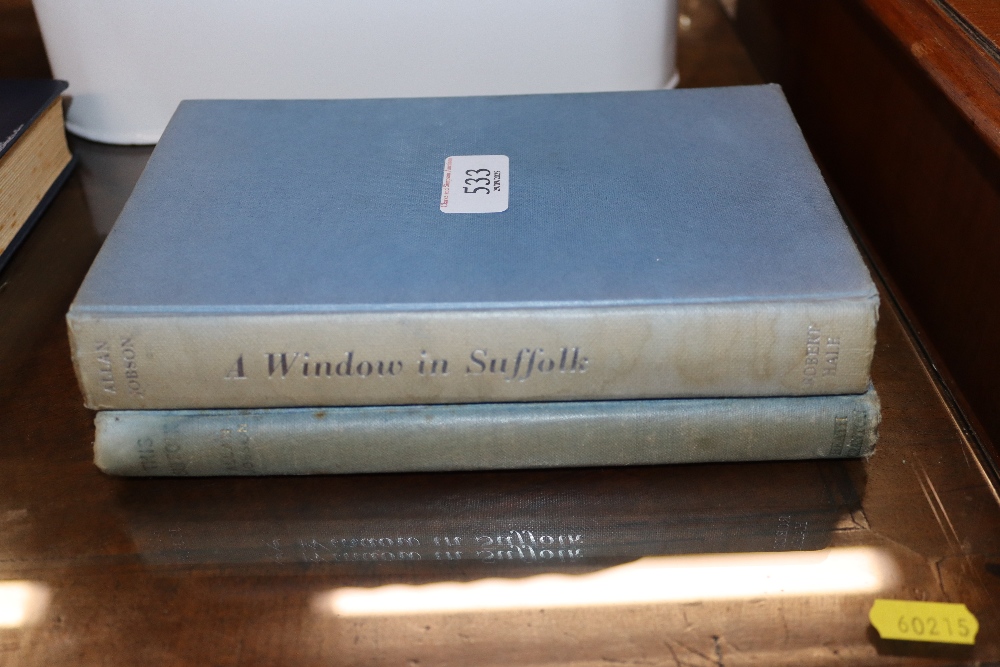 Alan Jobson, 'A Window In Suffolk' and 'this Suffolk' , both first editions