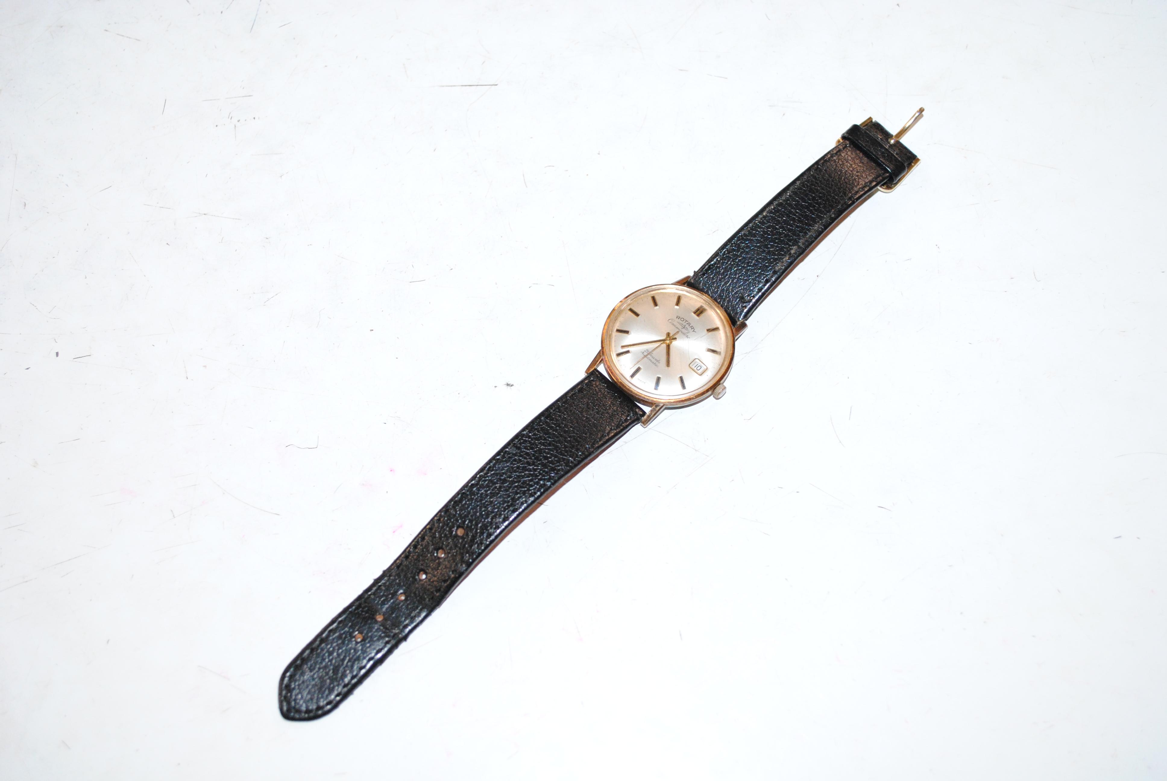 A Rotary Commodore 21 jewel automatic wristwatch in case