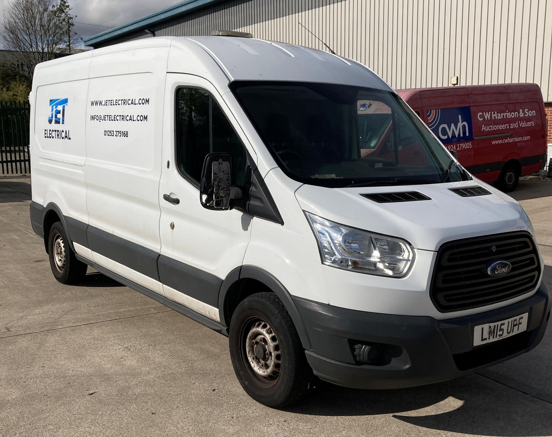 FORD TRANSIT 350 PANEL VAN - WHITE - DIESEL. On the instructions of ...
