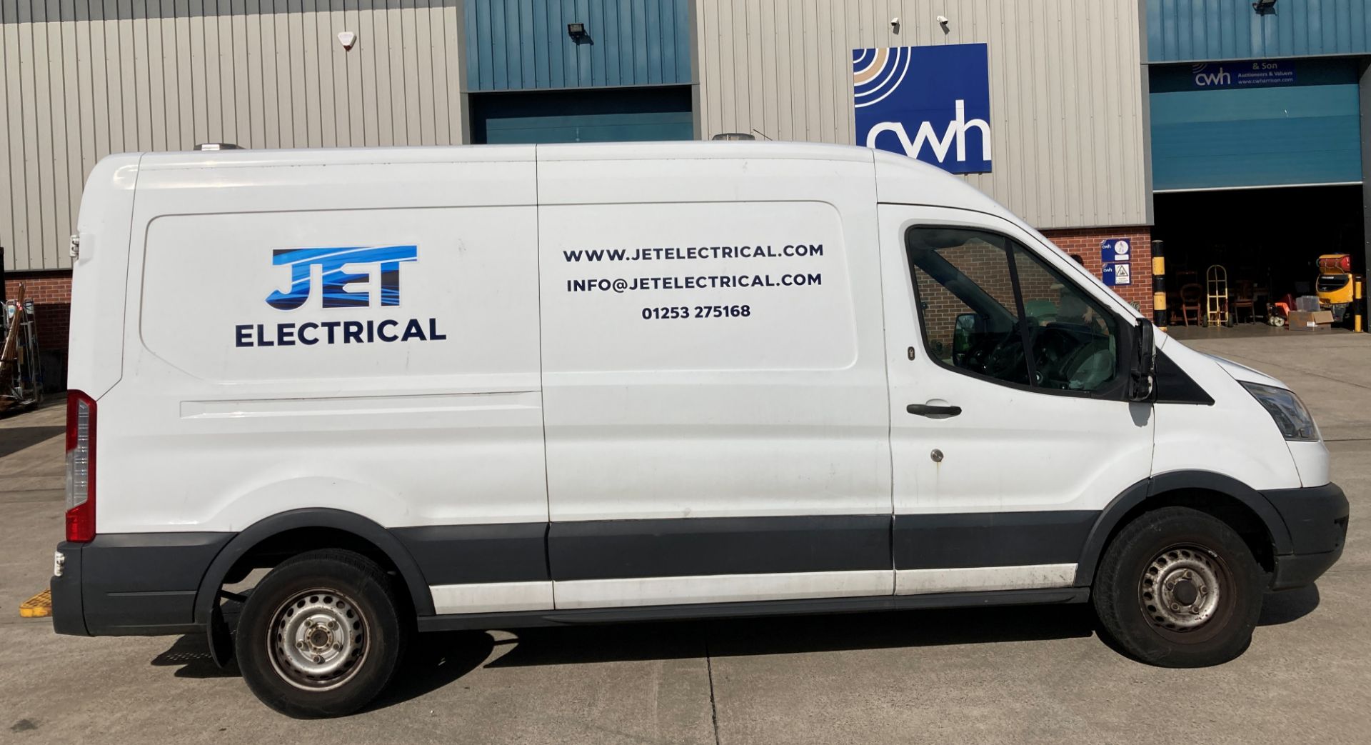 FORD TRANSIT 350 PANEL VAN - WHITE - DIESEL. On the instructions of ...