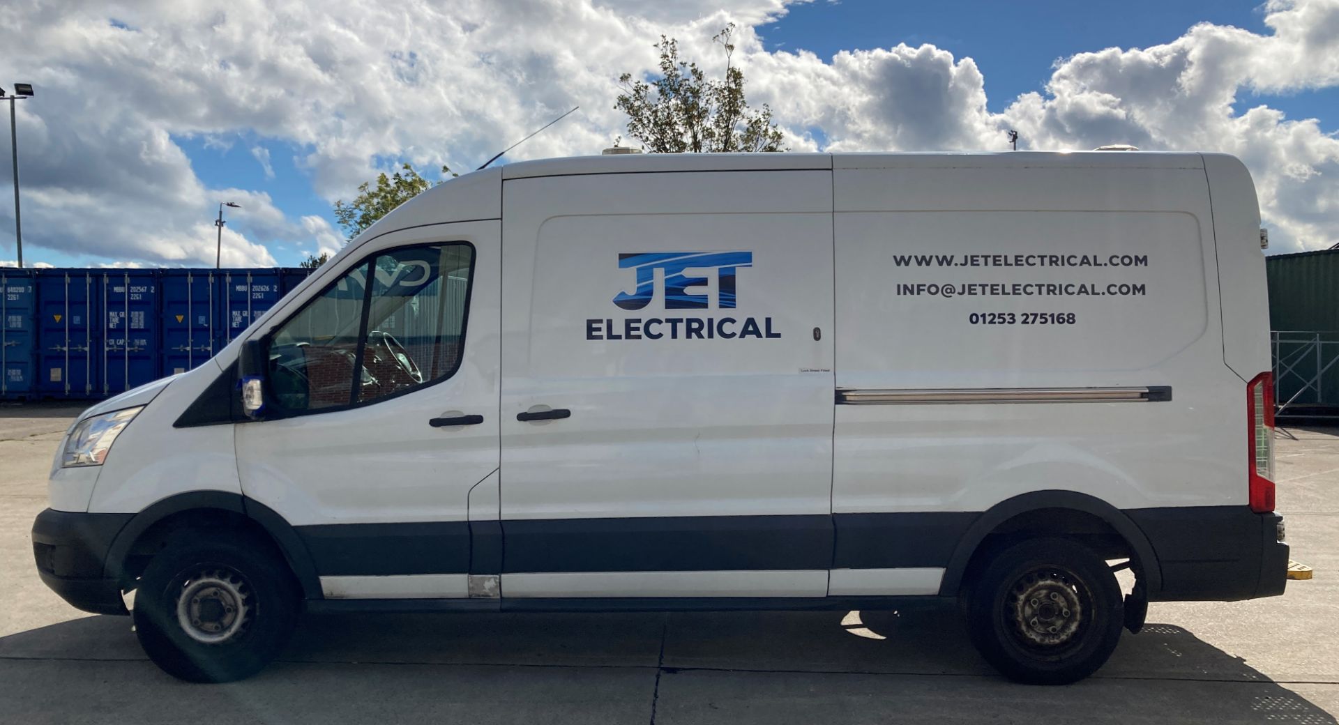 FORD TRANSIT 350 PANEL VAN - WHITE - DIESEL. On the instructions of ...