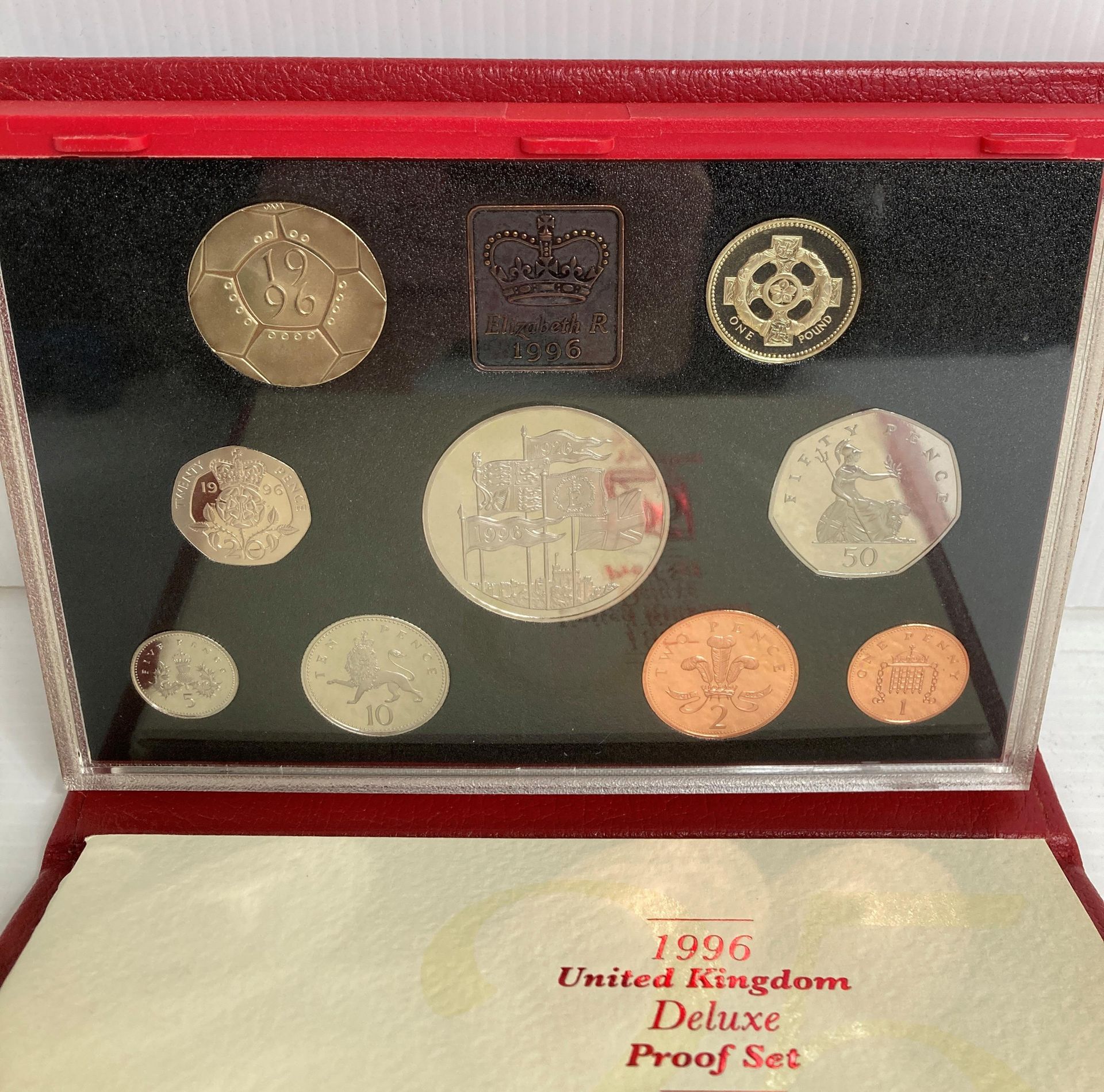 1996 Red Deluxe UK proof set (CWH REF: S3 GC3)
