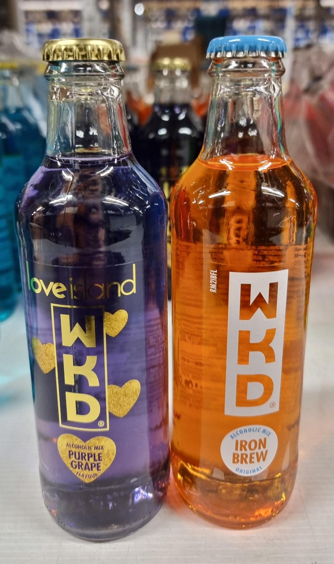 11 bottles of WKD Love Island Purple Grape Alcoholic Mix in 275ml ...