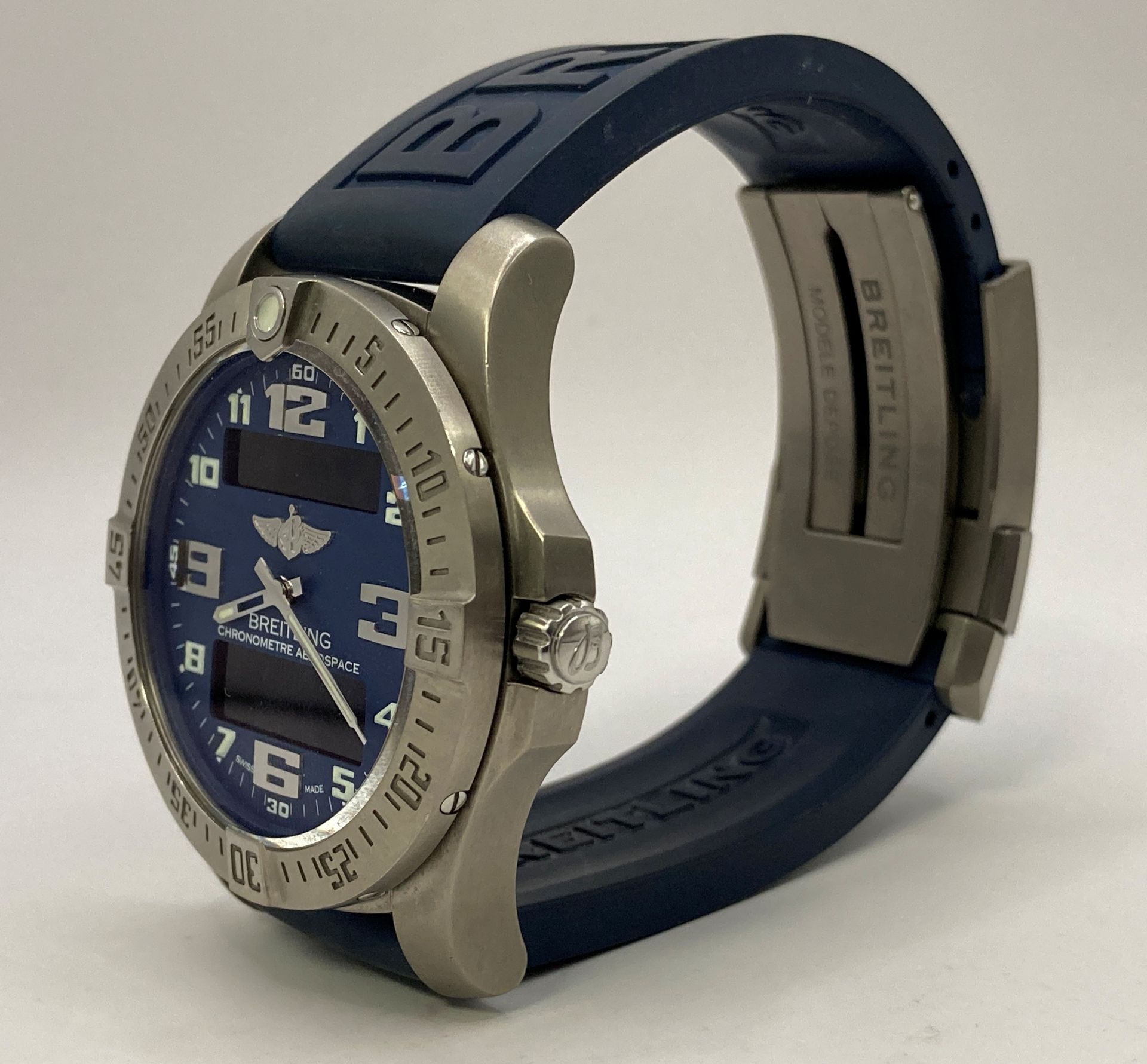 BREITLING AEROSPACE EVO GENTLEMAN'S WATCH, model E79363, serial no ...