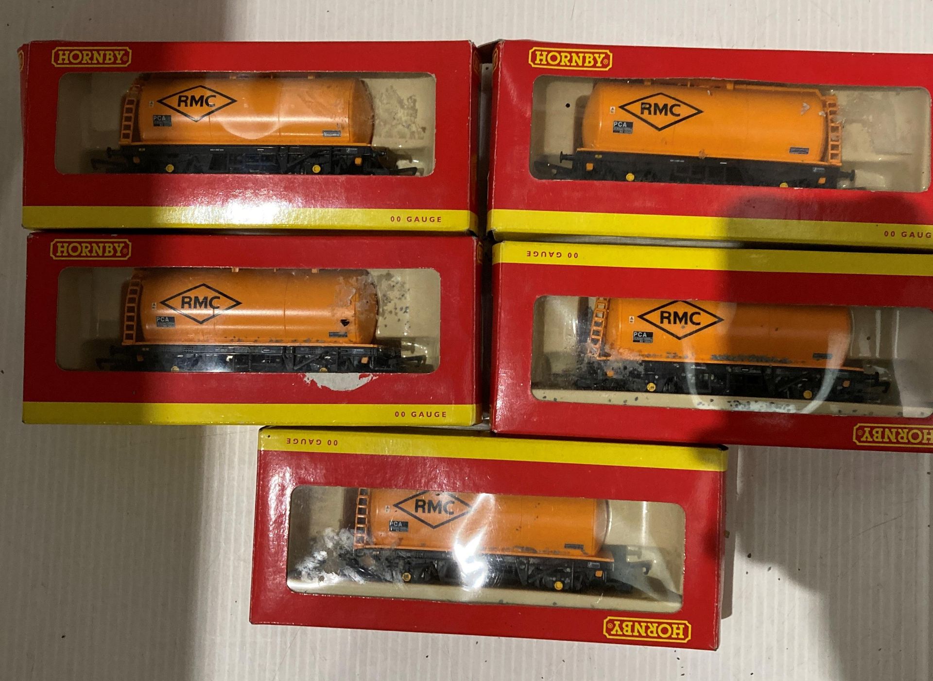 Five Hornby R6255 RMC Tank Wagon OO Gauge in original boxes (CWH Ref ...