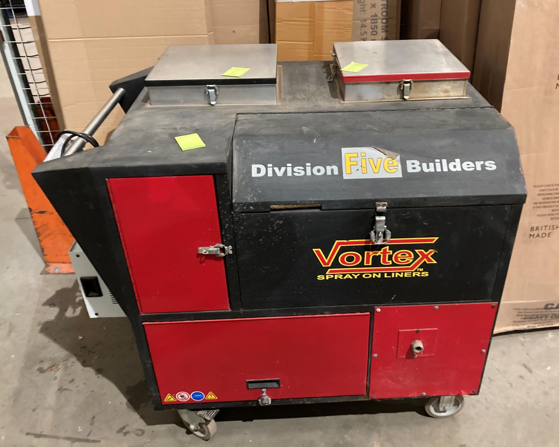 A VORTEX MOBILE SPRAY ON LINER, model no. KV5006, serial no ...