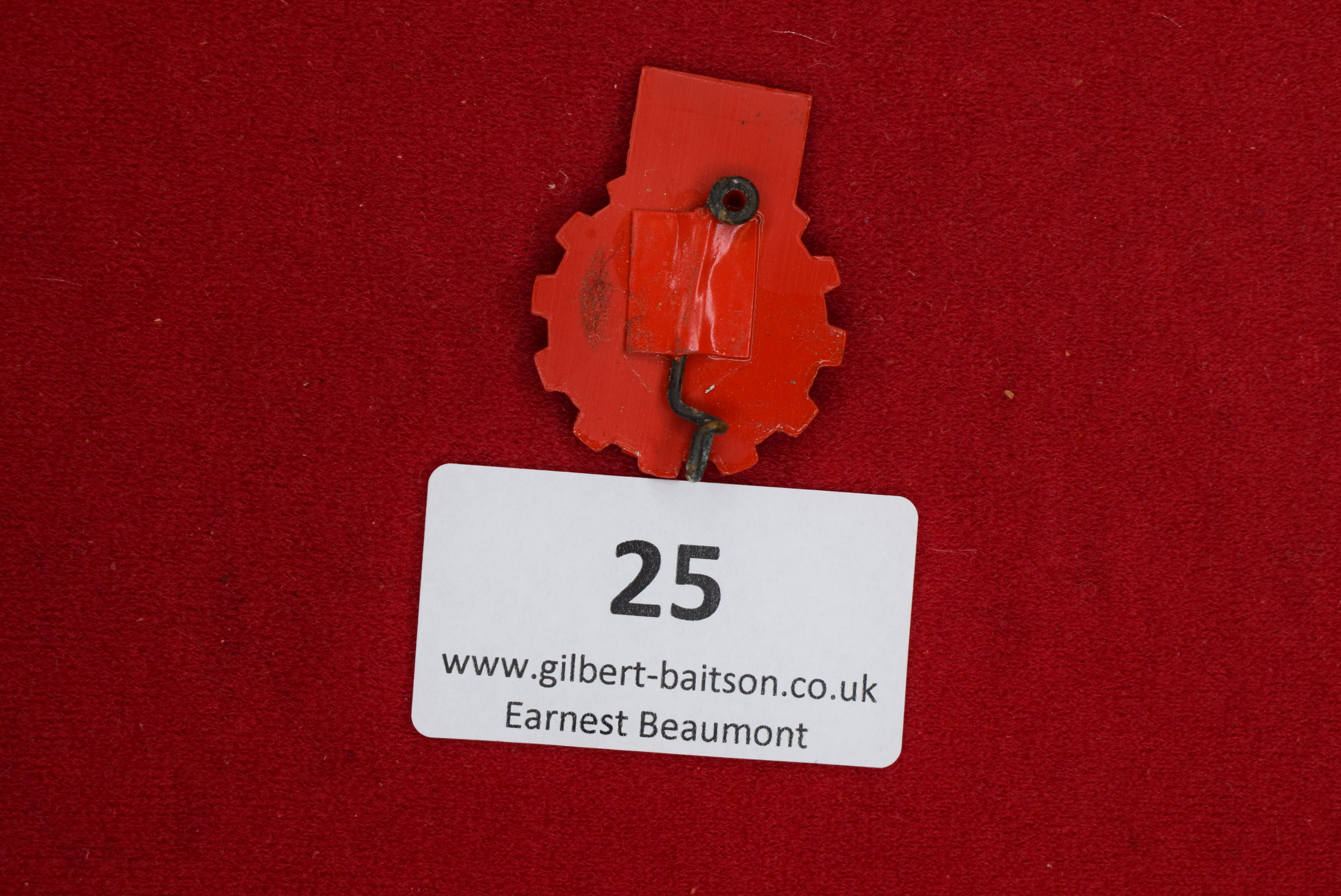 German Labour Front Rally Badge, Danzig 1934, a cogwheel-shaped ...