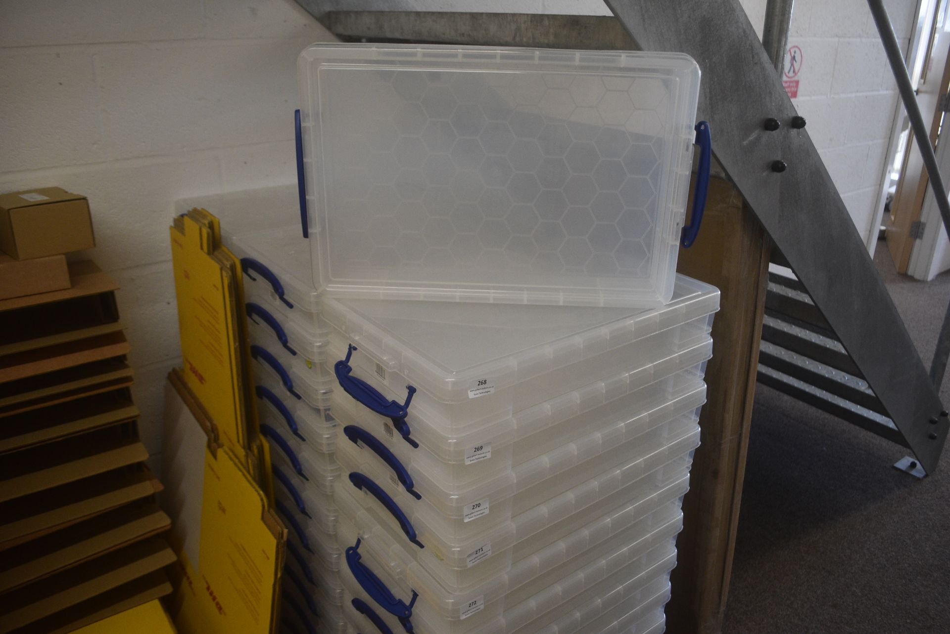 *Three Really Useful 10L storage boxes