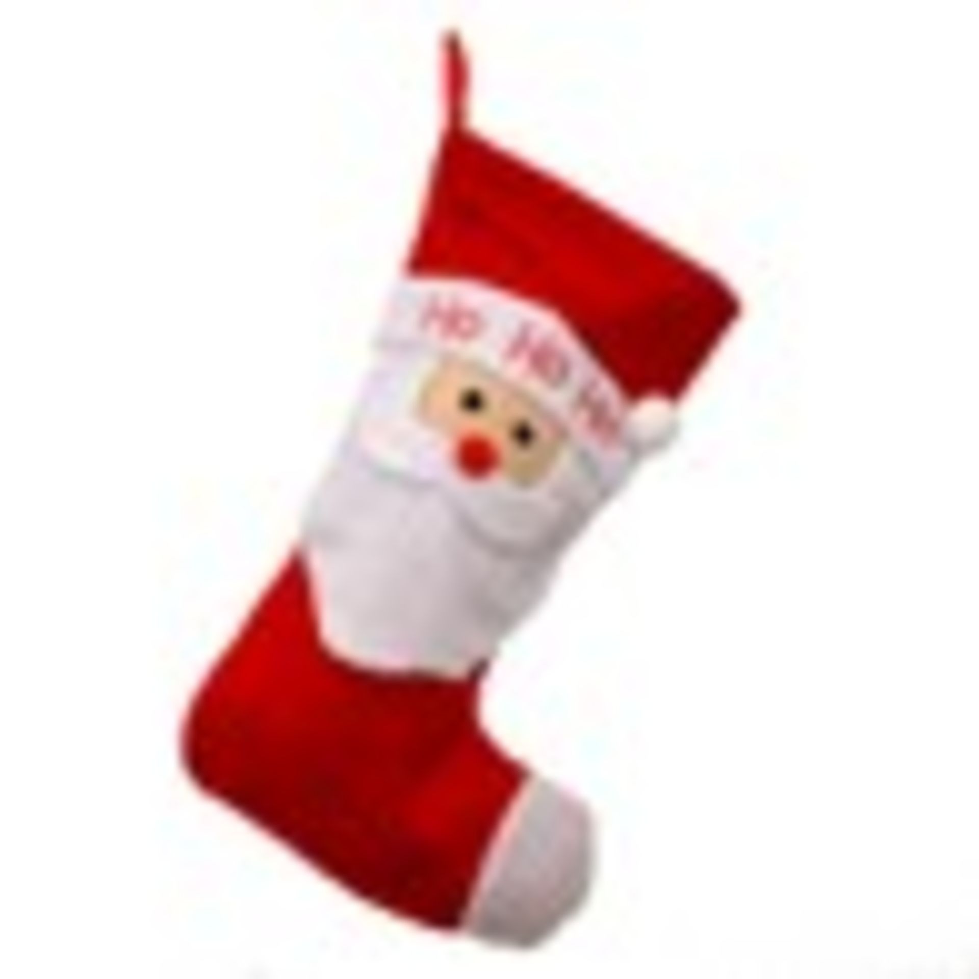 * Large Ho Ho Ho Santa Christmas Stocking (96 in total. 4 x boxes of 24 ...