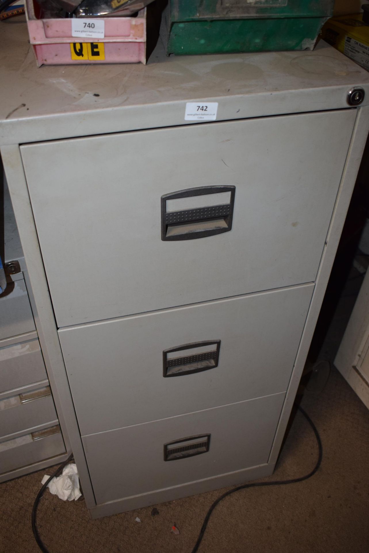 *Three Drawer Foolscap Filing Cabinet