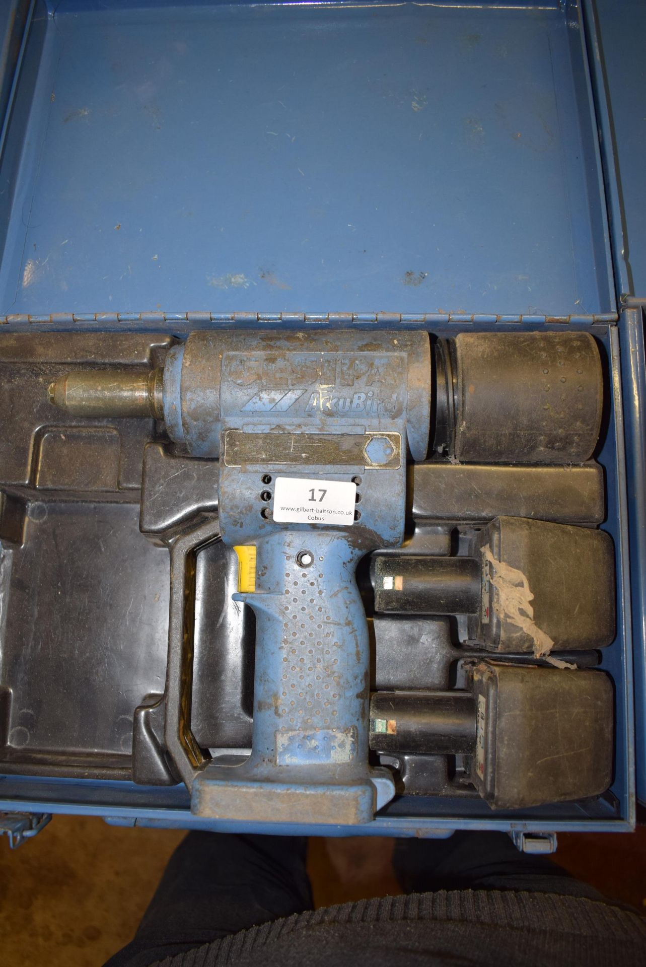 *Gesipa Rivet Gun with Case, and Two Batteries
