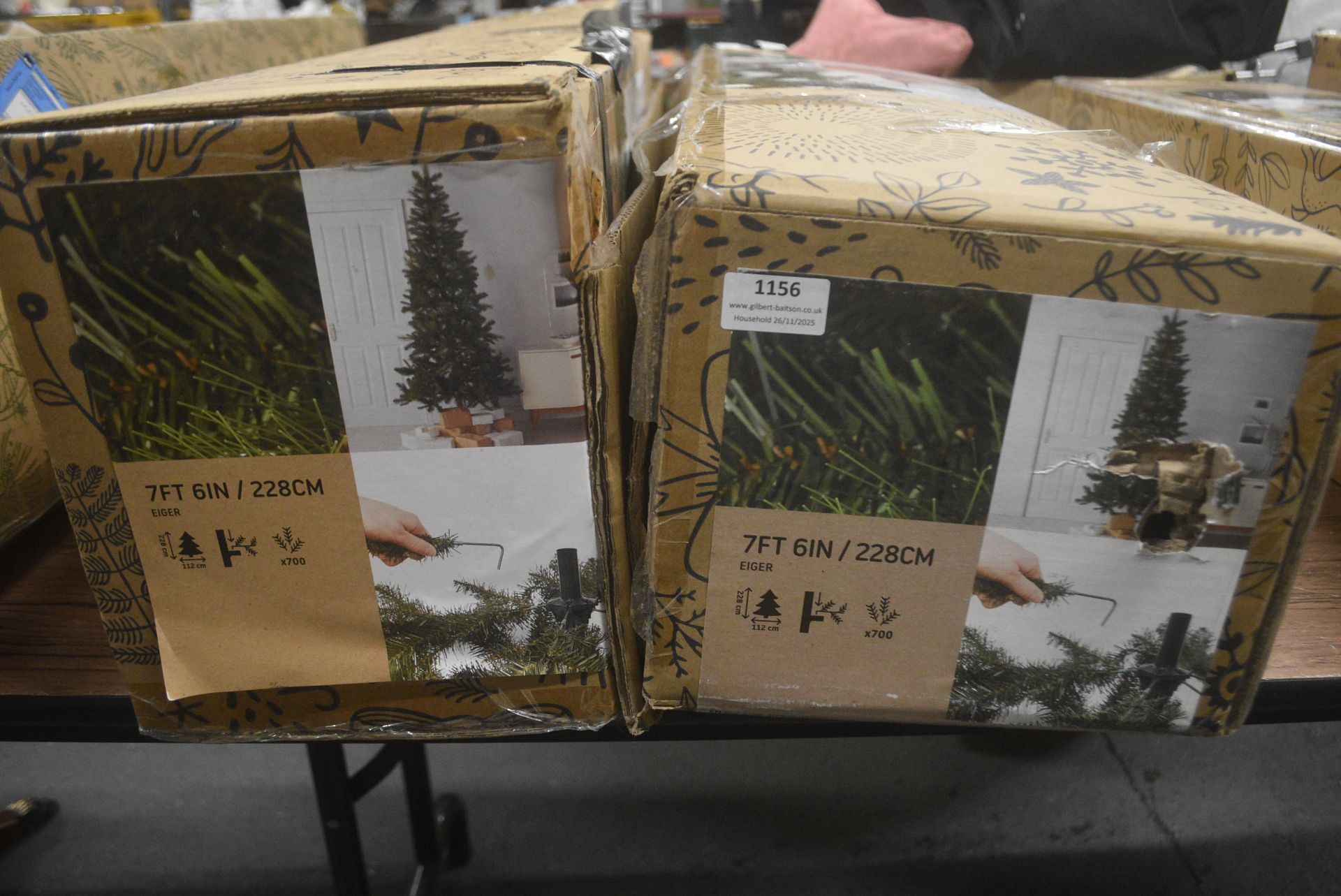*2x 7.6ft Christmas Trees (salvage)