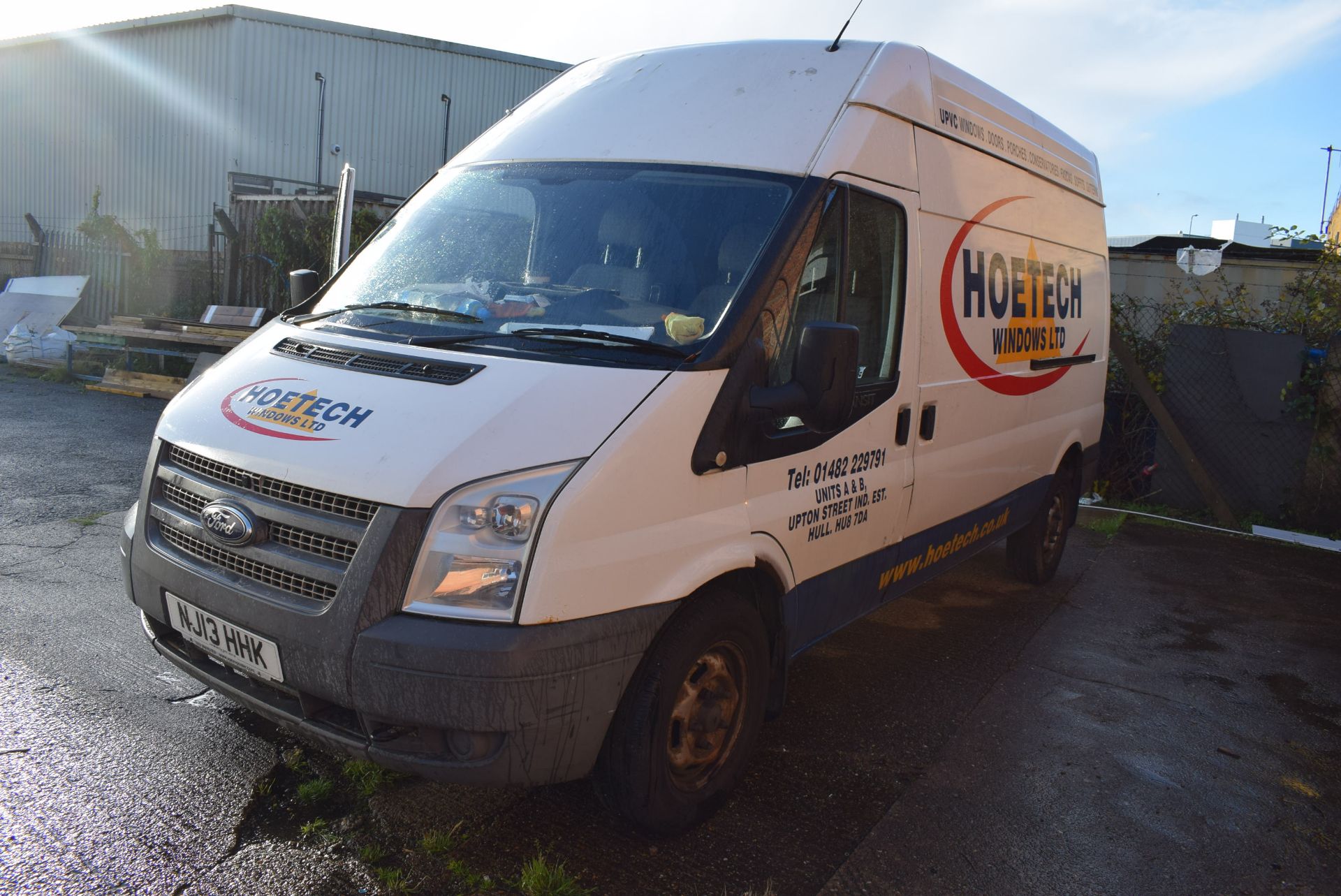 *Ford Transit Medium Wheelbase High Roof Van Reg: NJ13 HHK, Mileage ...