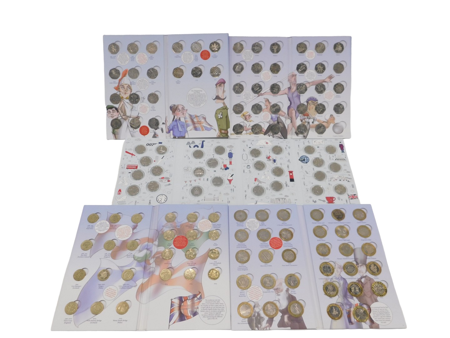 Five Royal Mint The Great British Coin Hunt collectors packs ...