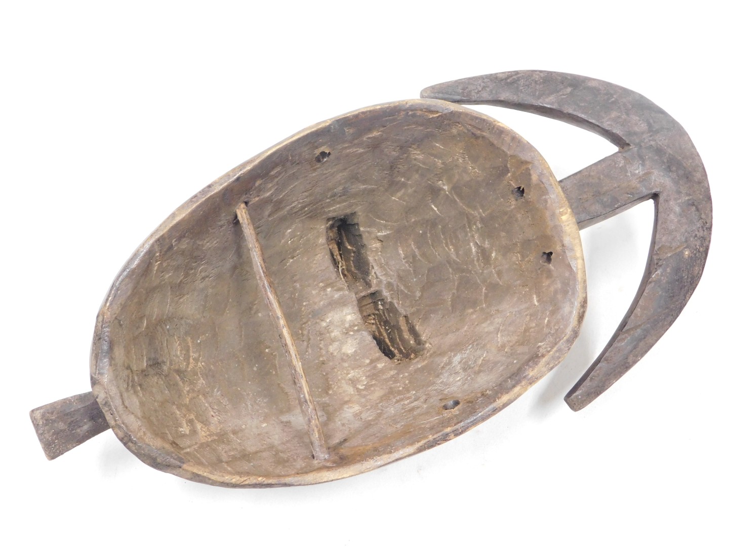 A Baule tribal mask, Ivory Coast, 40cm high.