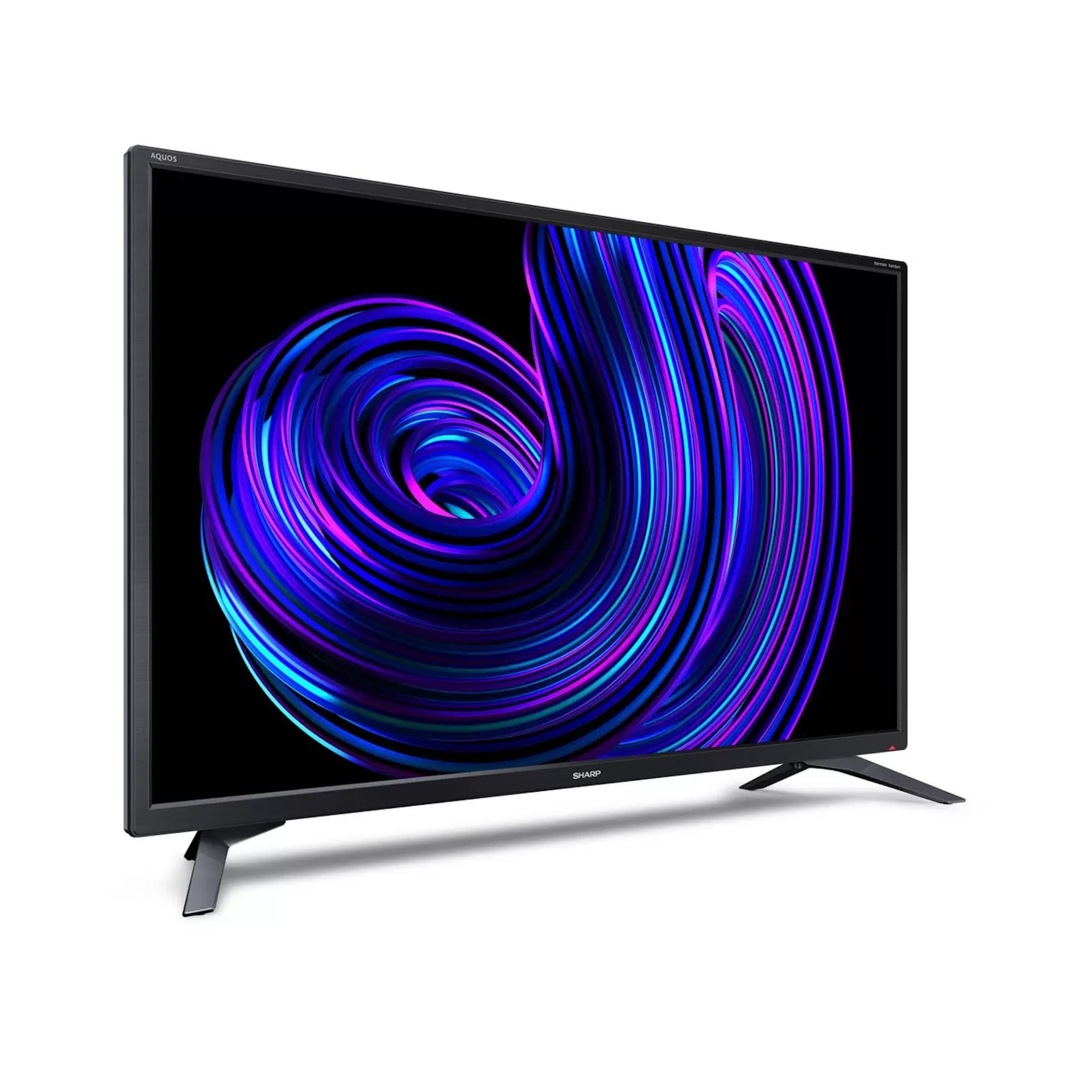 1 BOXED SHARP 32EE2K 32 INCH 720P SMART TV, HD DISPLAY WITH HARMAN ...