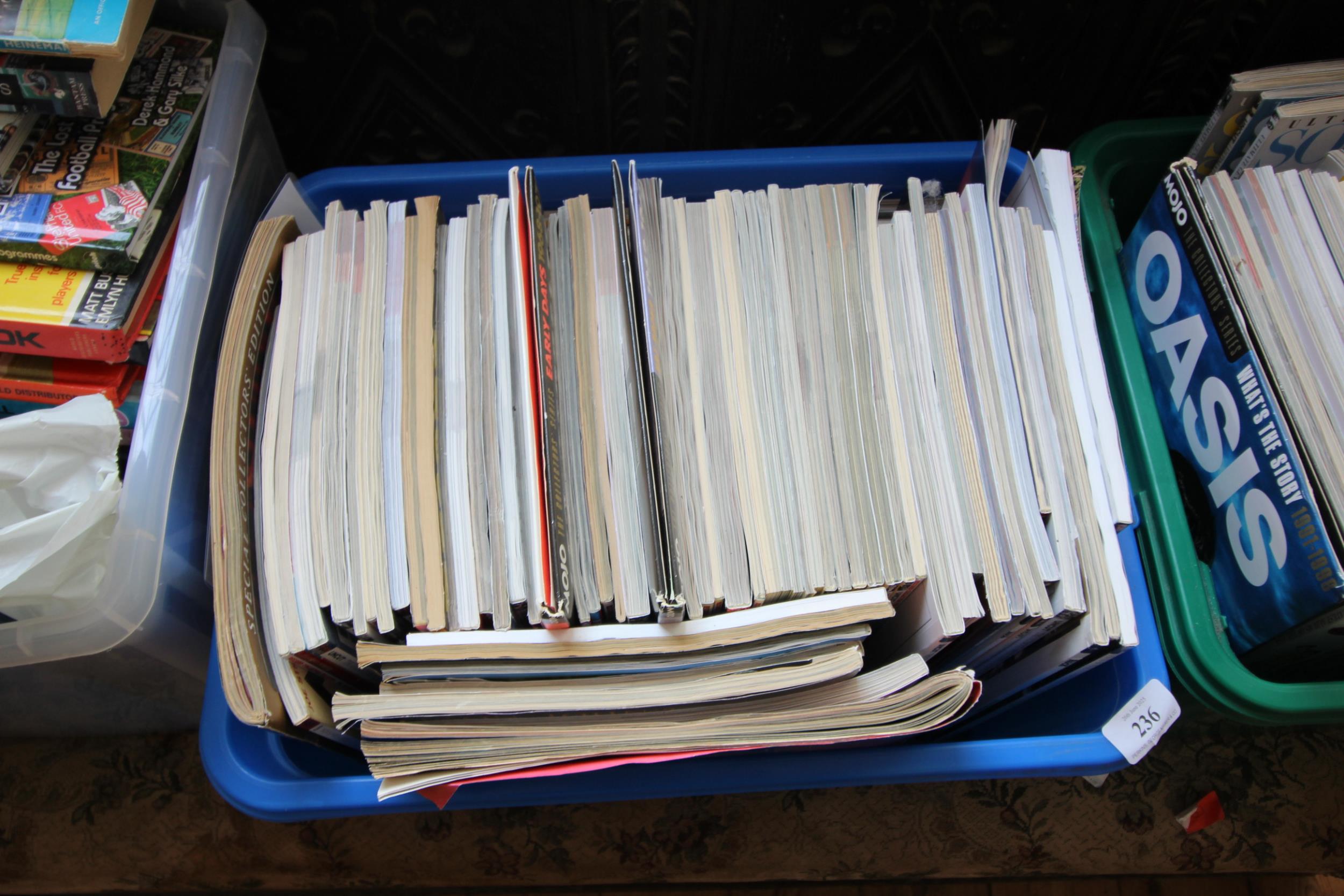 2 large boxes of specialist music magazines by various artists and ...