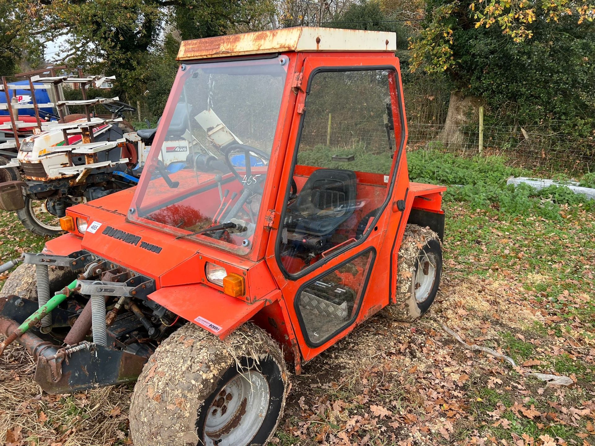 Bucher TM800 banks tractor