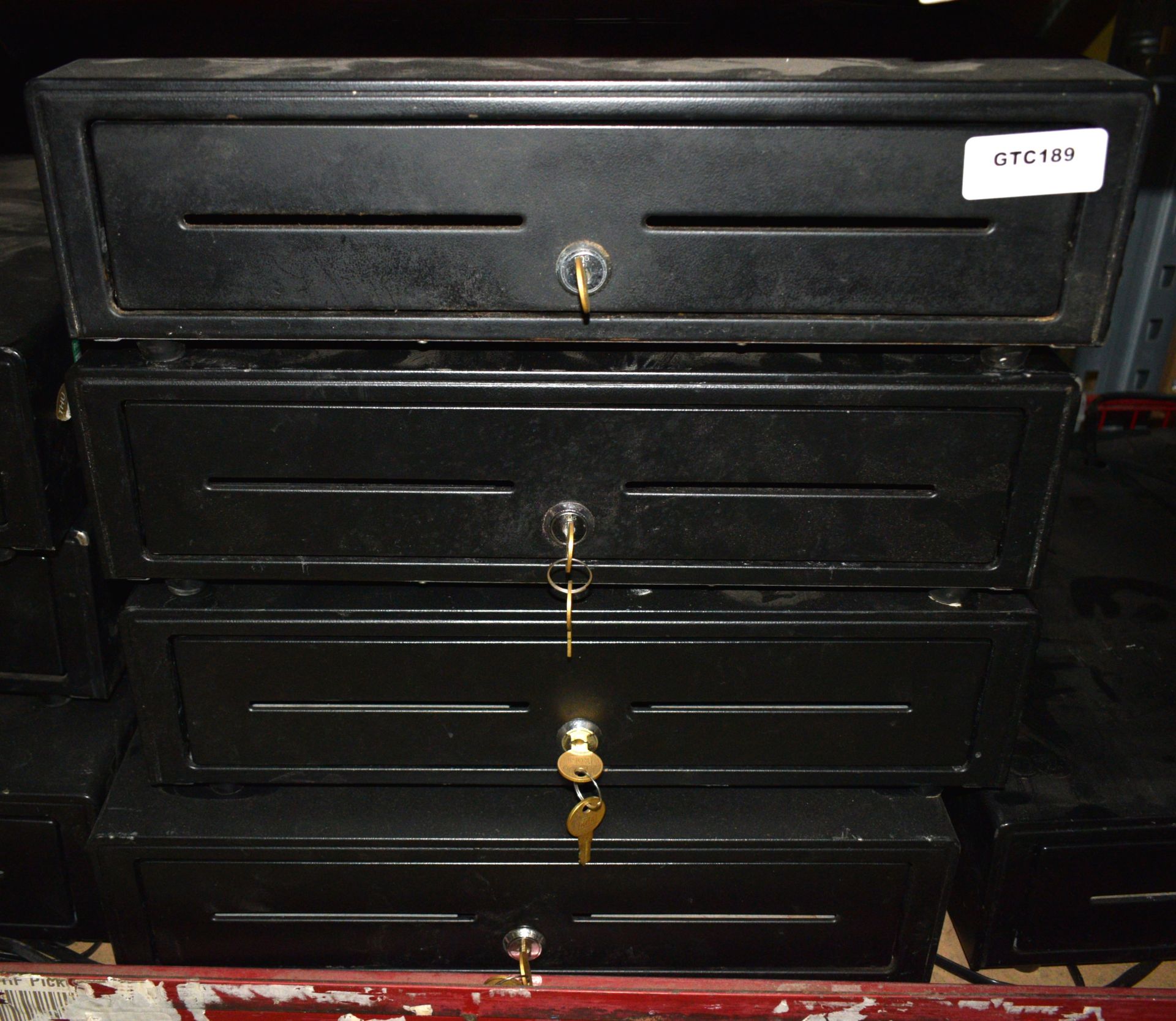 4 x Cash Register Till Drawers with Ethernet Connection and Key - CL531 ...