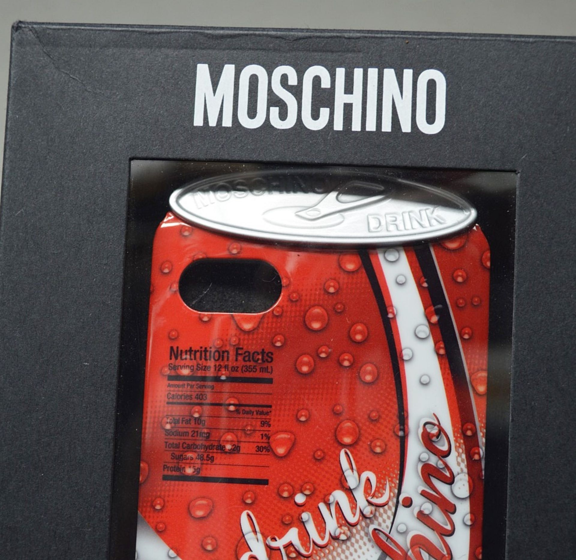 1 x MOSCHINO 'Drink' Designer Phone Case Iphone 5/5S - Unused Boxed ...