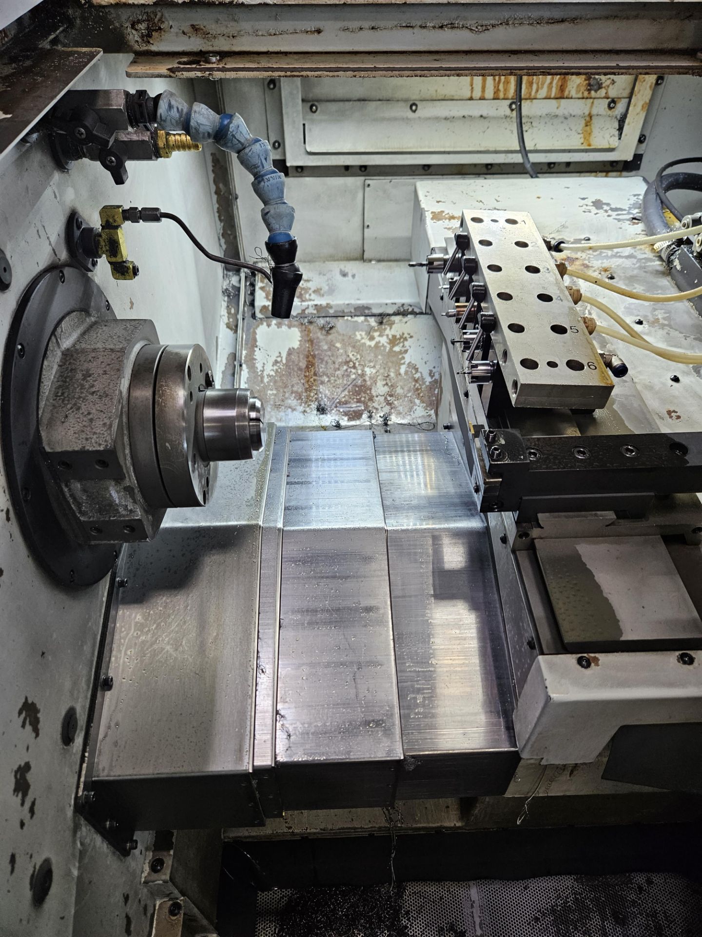 Hardinge Super Precision Quest GT27 CNC Gang Tool Lathe, S/N MG-380 ...