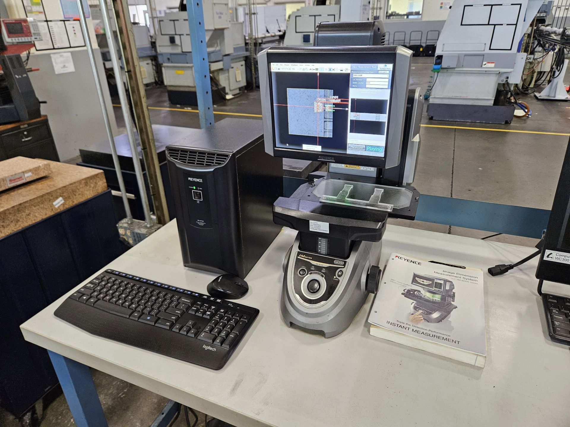 Keyence IM-6225 / IM-6700 Image Dimension Measurement System, S/N 8C510251