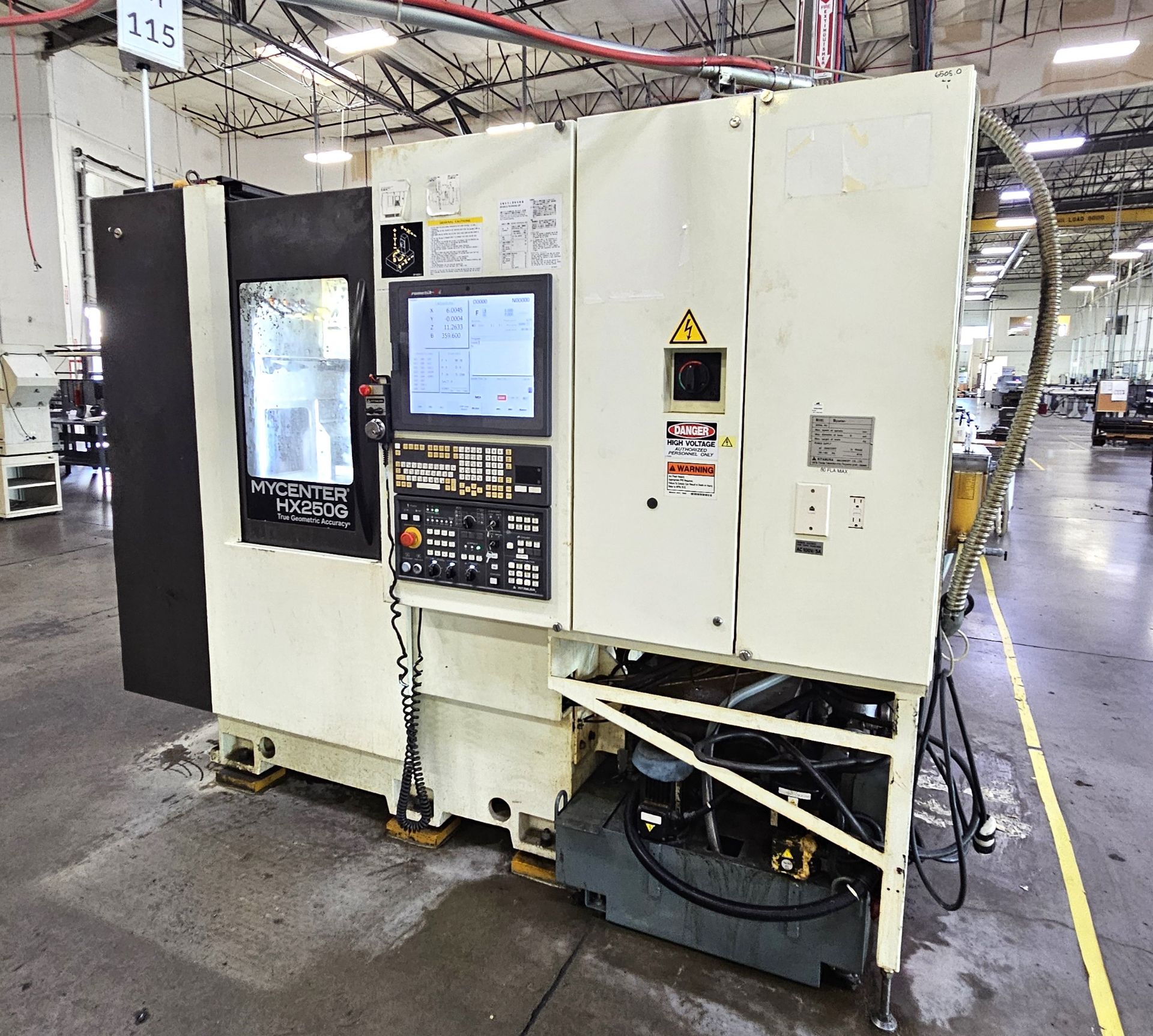 Kitamura MyCenter HX250G 4-Axis CNC Horizontal Machining Center, S/N ...