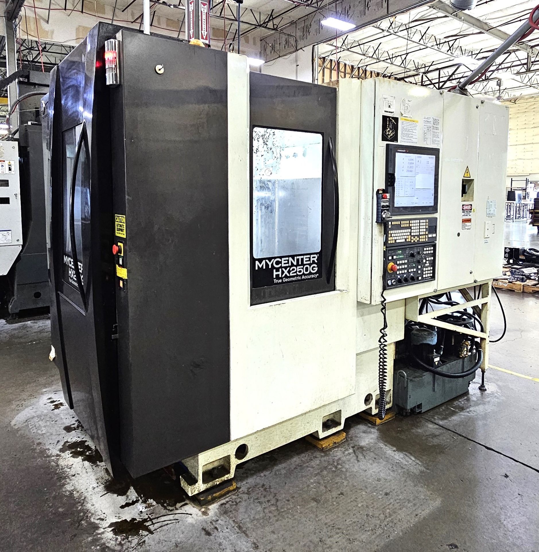 Kitamura MyCenter HX250G 4-Axis CNC Horizontal Machining Center, S/N ...