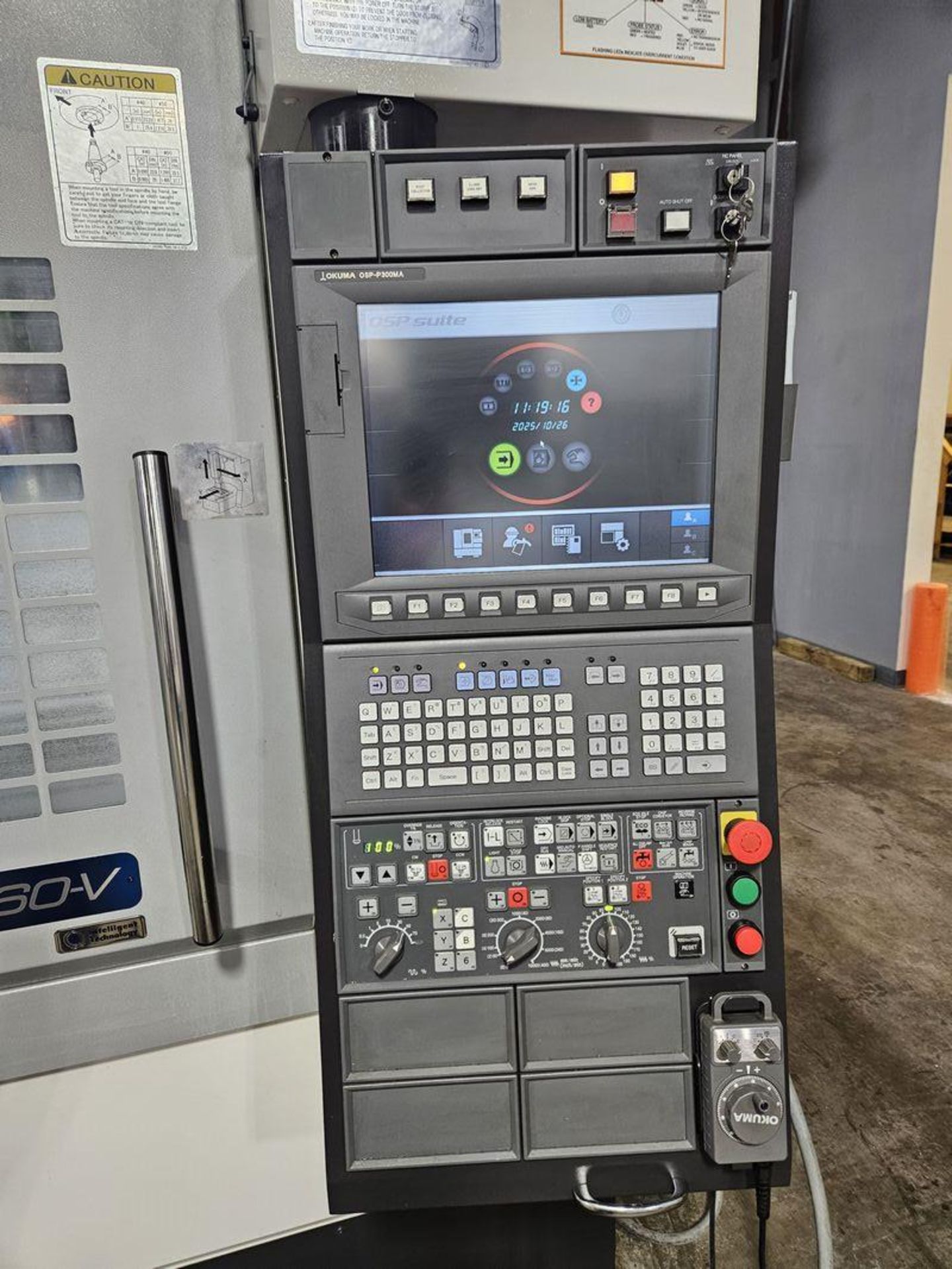 Okuma Genos M560-V 5-Axis CNC Vertical Machining Center, S/N 219533 ...