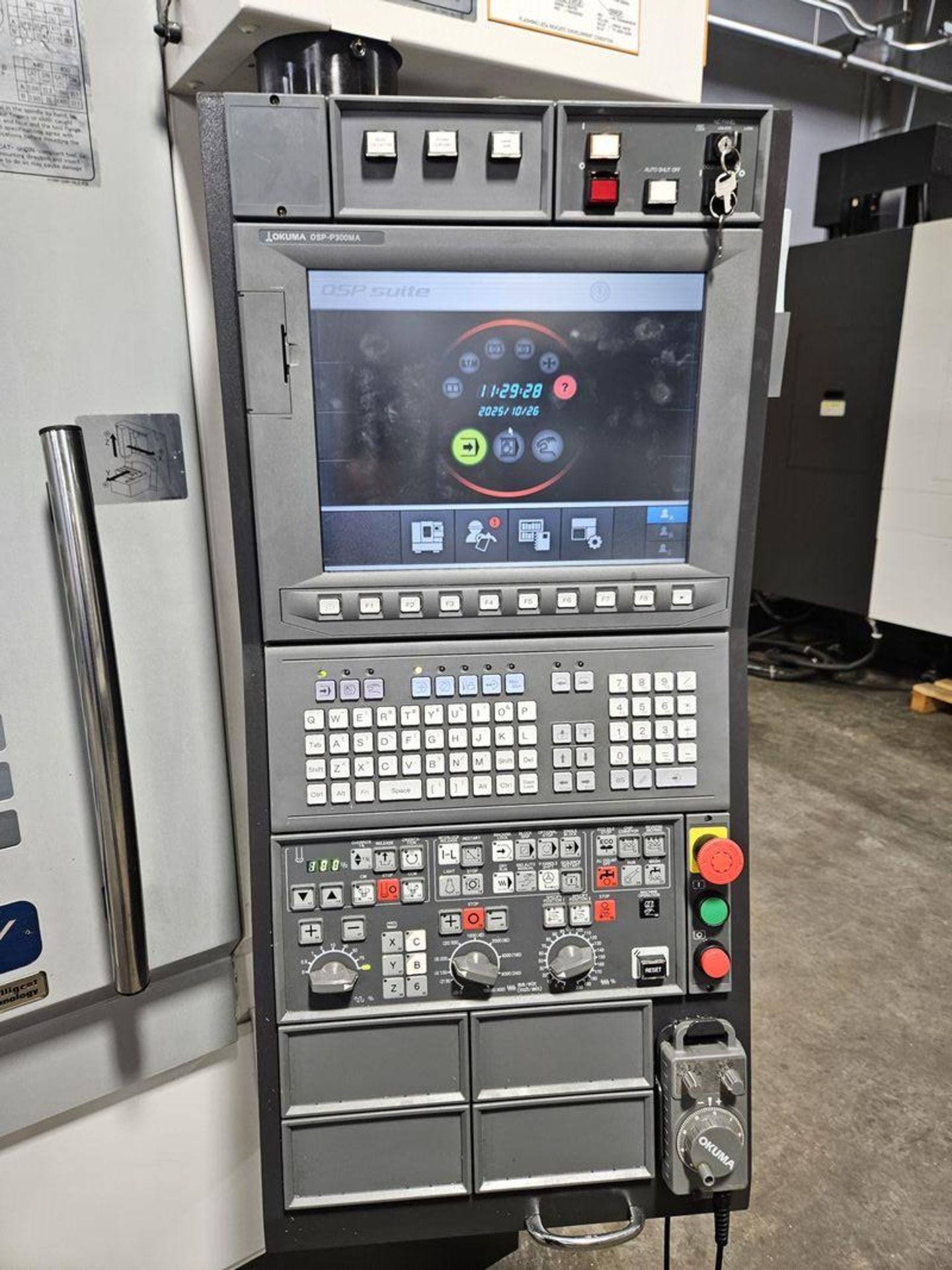 Okuma Genos M560-V 5-Axis CNC Vertical Machining Center, S/N 219532 ...