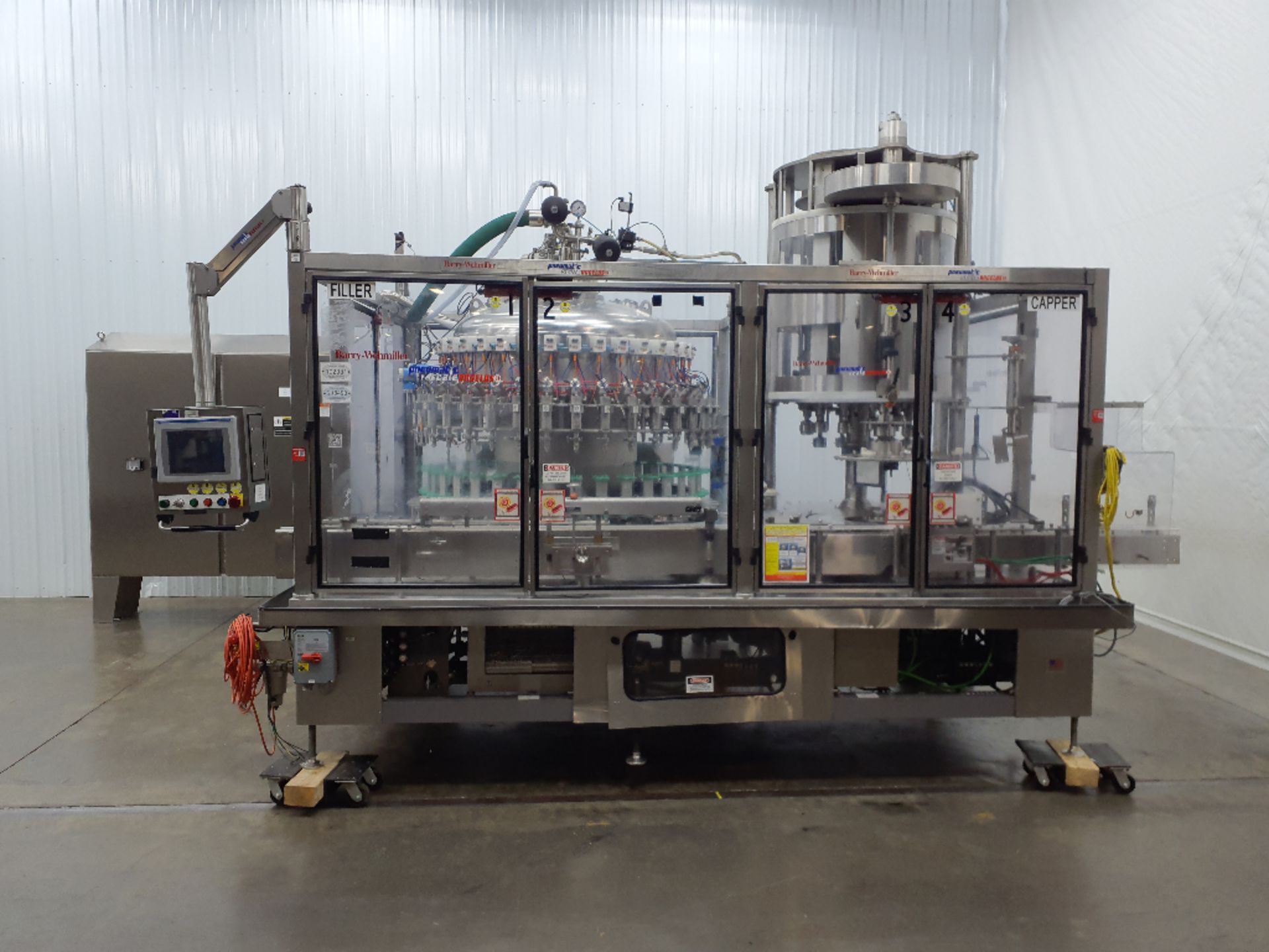 Barry-Wehmiller 1800/600-36/12 Monoblock 36-Head Net Weigh Filler And ...