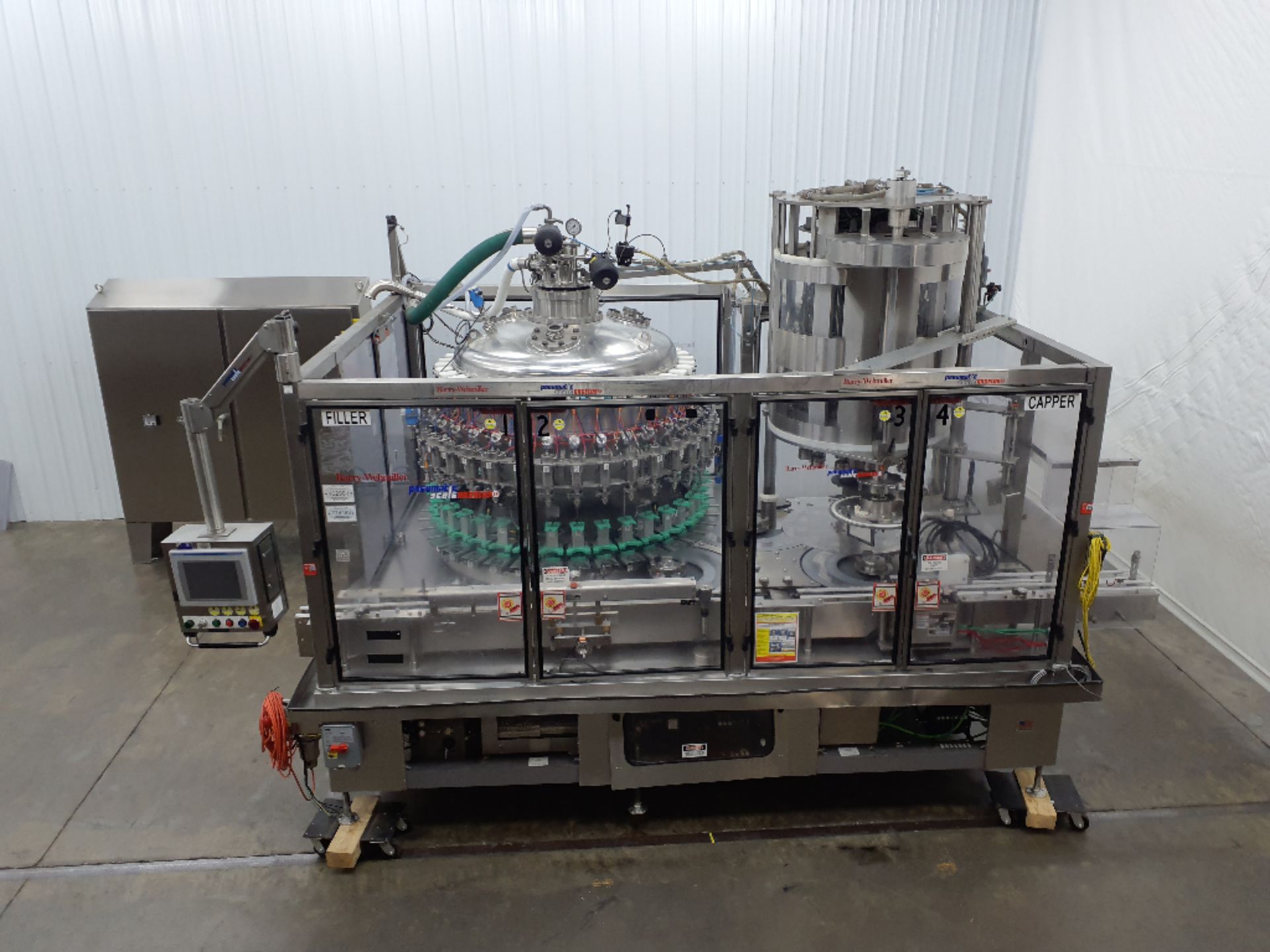 Barry-Wehmiller 1800/600-36/12 Monoblock 36-Head Net Weigh Filler And ...