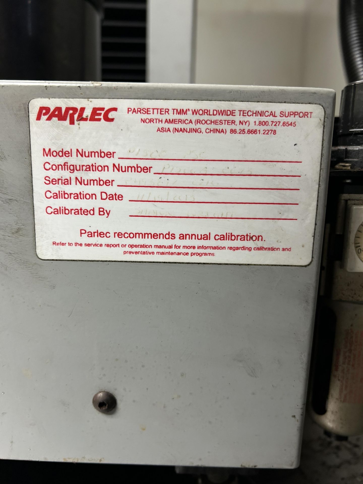 Parlec Parsetter TMM Series 1500 Tool Presetter with CPU, Monitor and ...