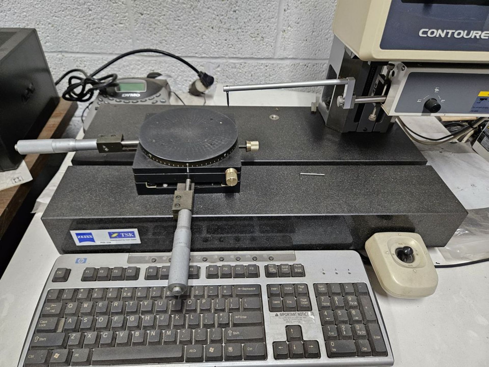 Zeiss Contourecord 1600D Contour Measuring Machine, S/N KA8205CY ...