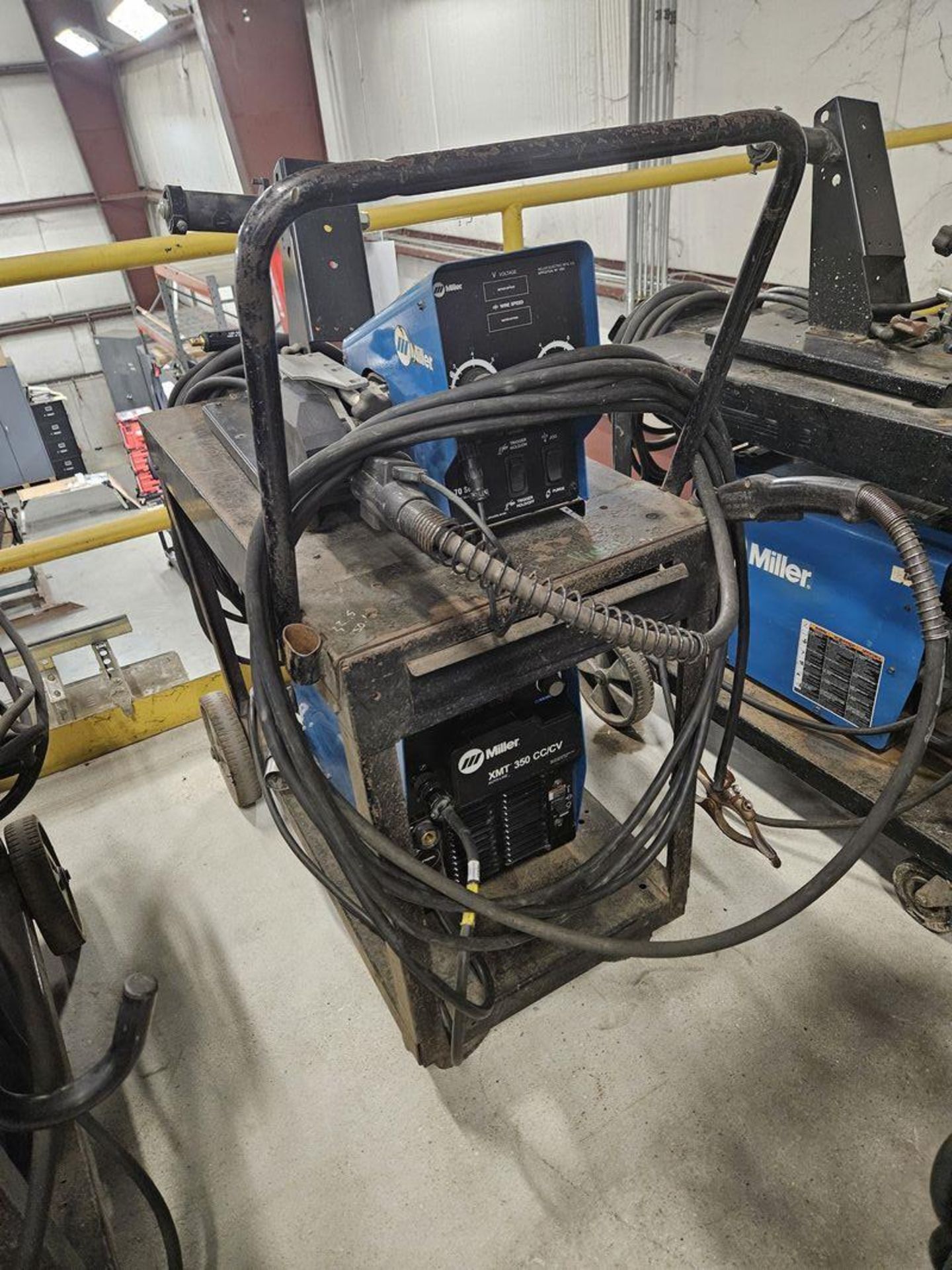 Miller XMT 350 CC/CV MIG Welder On Cart, S/N ND394074UP (2023), 70 ...
