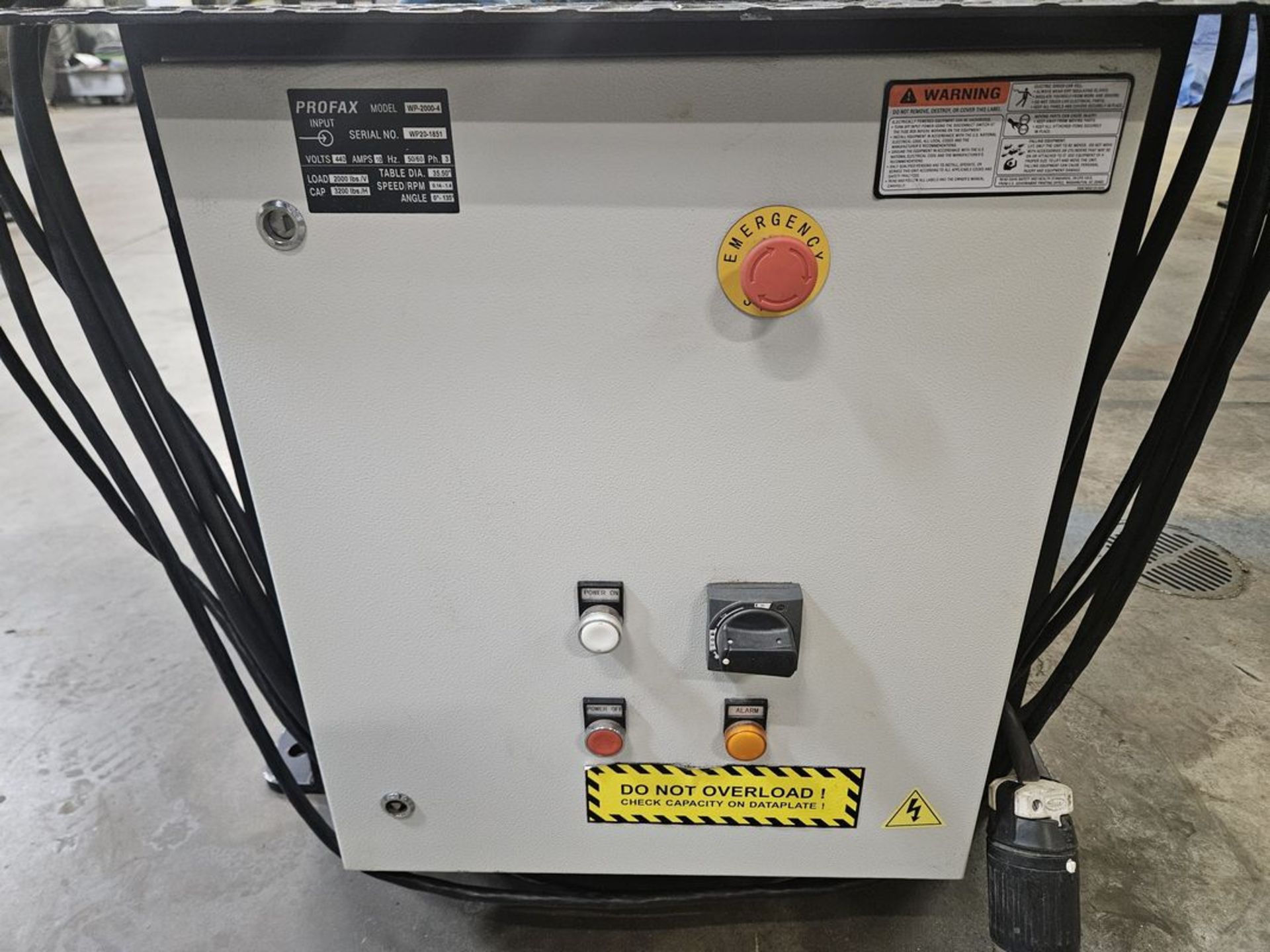 Profax WP-2000-4 2,000-Lb Welding Positioner, S/N WP20-1851 (2023 ...
