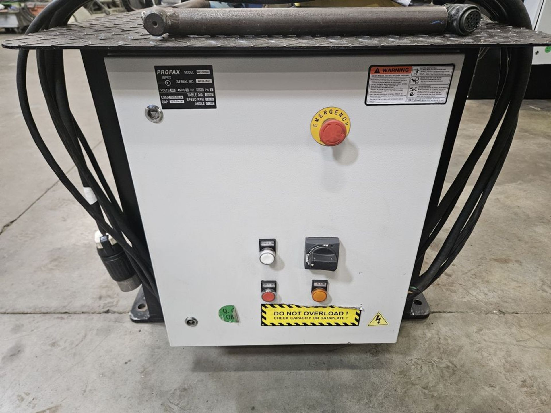 Profax WP-2000-4 2,000-Lb Welding Positioner, S/N WP20-1847 (2023 ...
