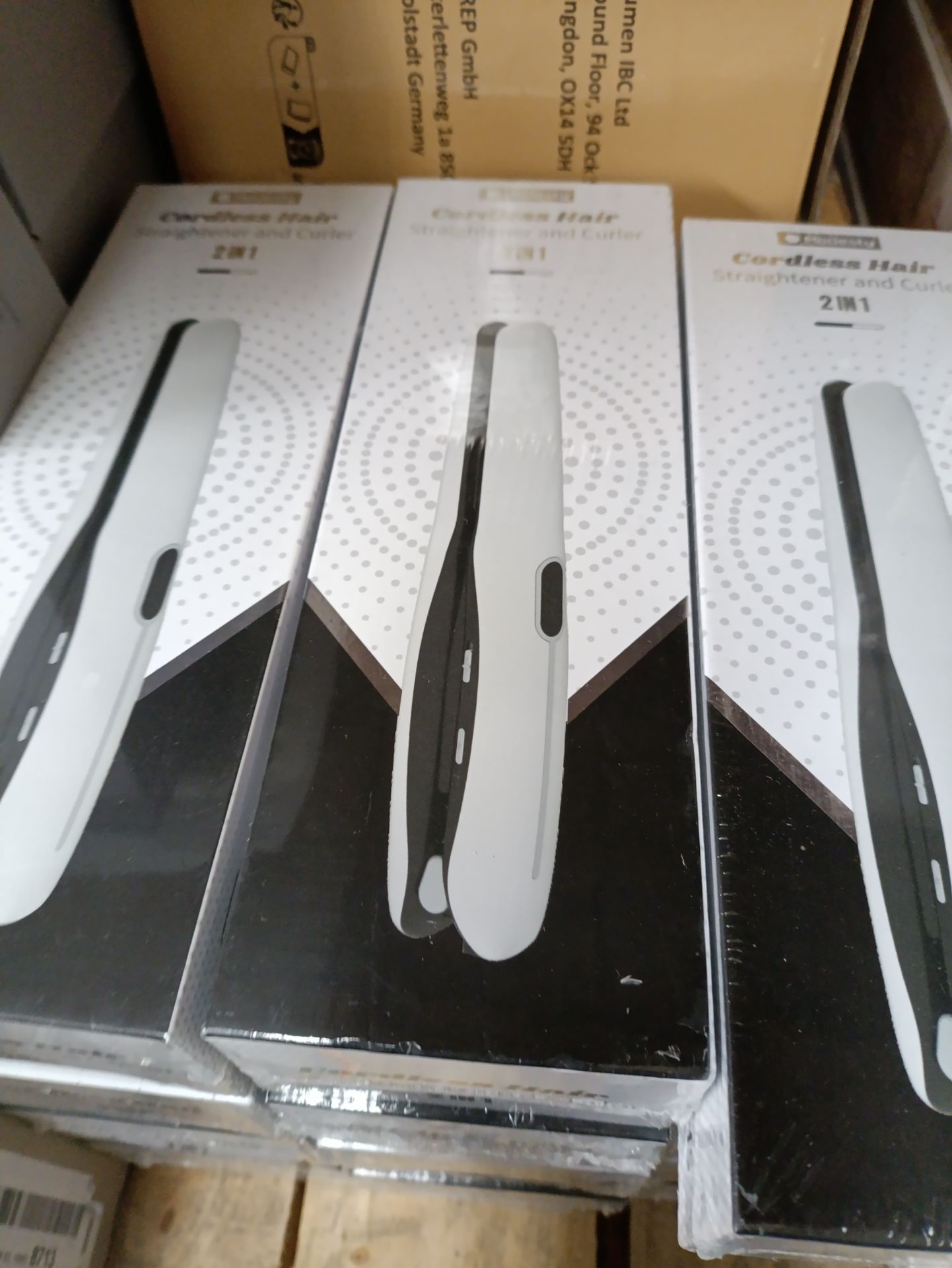 Brand New Overstock-Modesty 2-in-1 Cordless Hair Straightener and ...