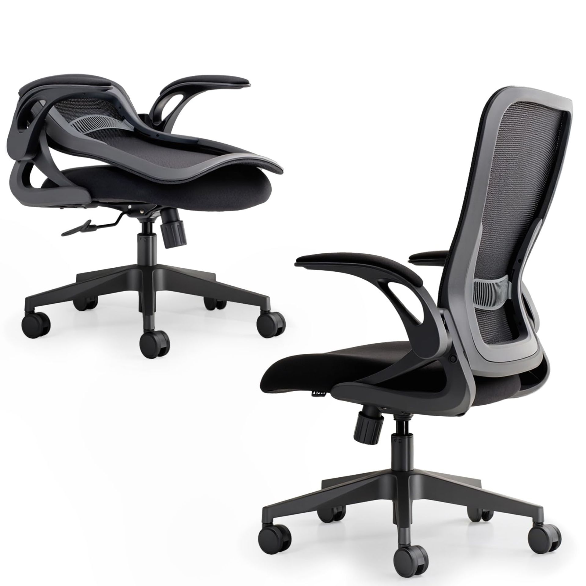 Tervo Model U | Folding Office Chair for Small Spaces | Ergonomic ...