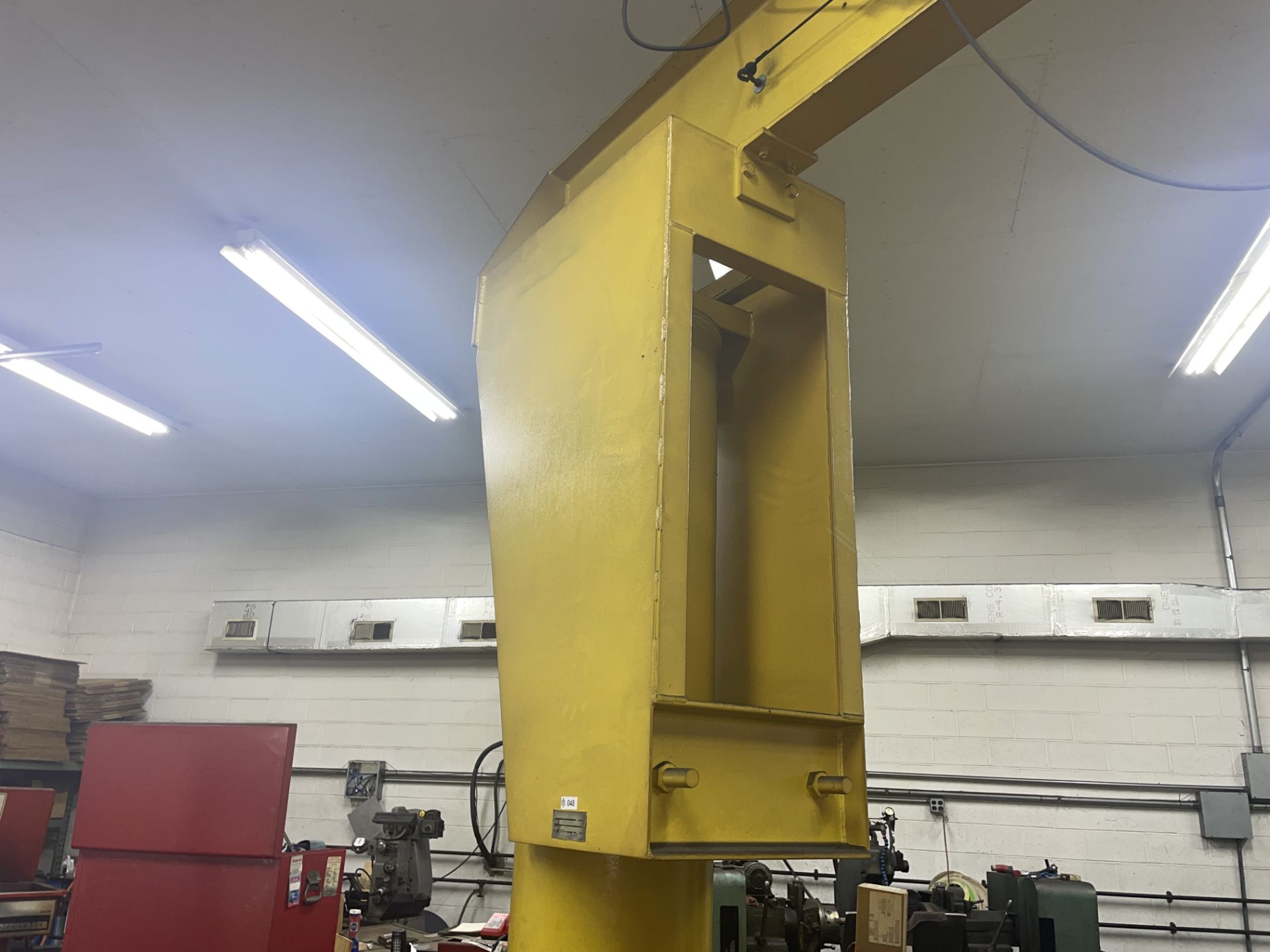 Free Standing Jib Crane, Top of Floor Mounted, 20"Diameter Column, 16 ...