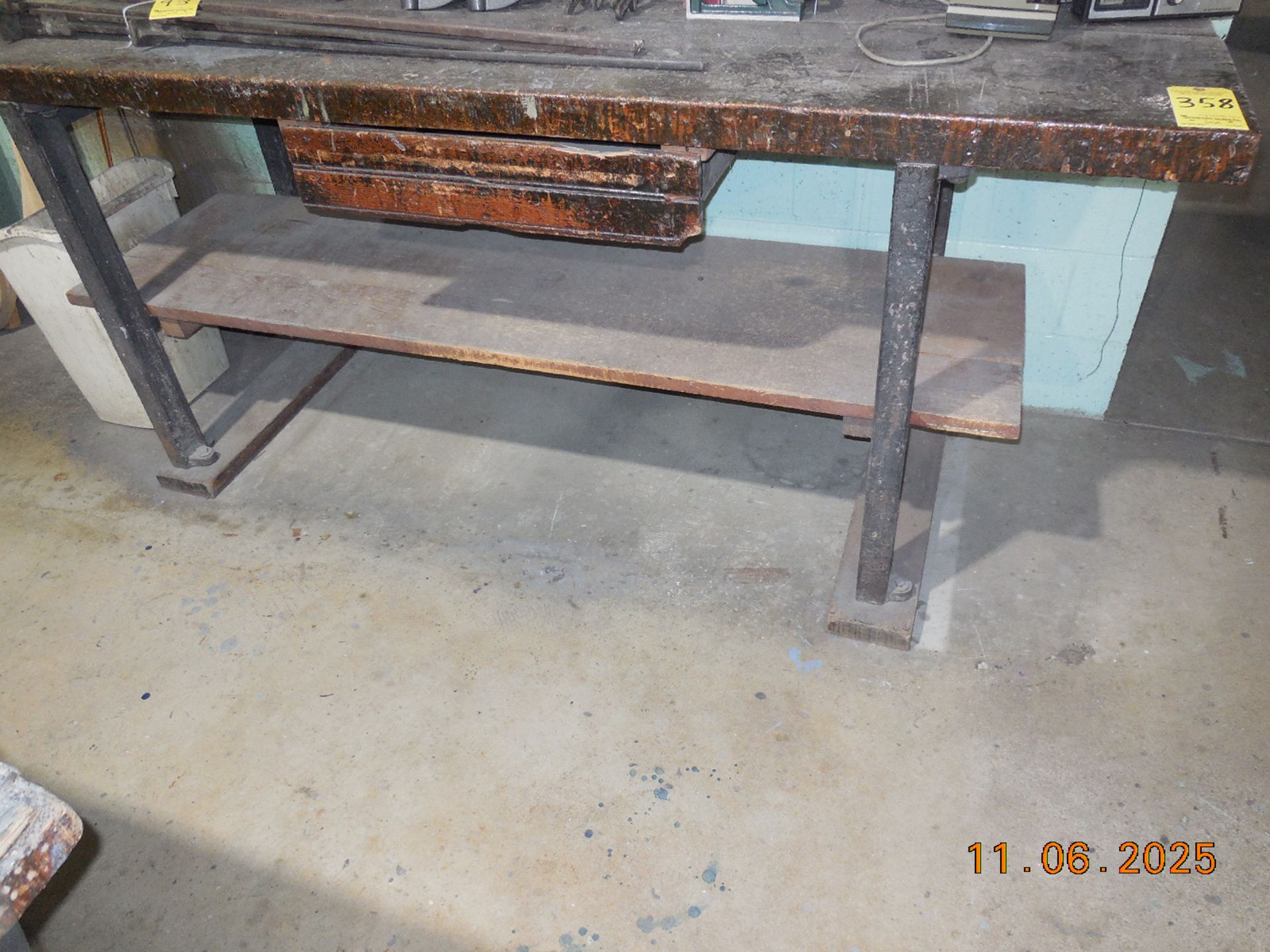 Pattern Makers Bench 91" x 27" x 38" (No Vise)